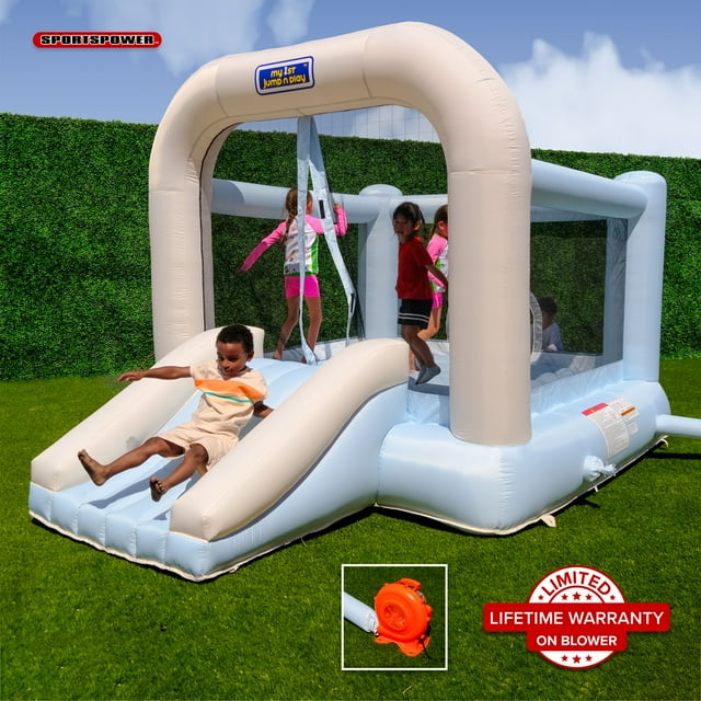 Sportspower My First Jump 'n Play, 12 feet Inflatable Bounce House with ...