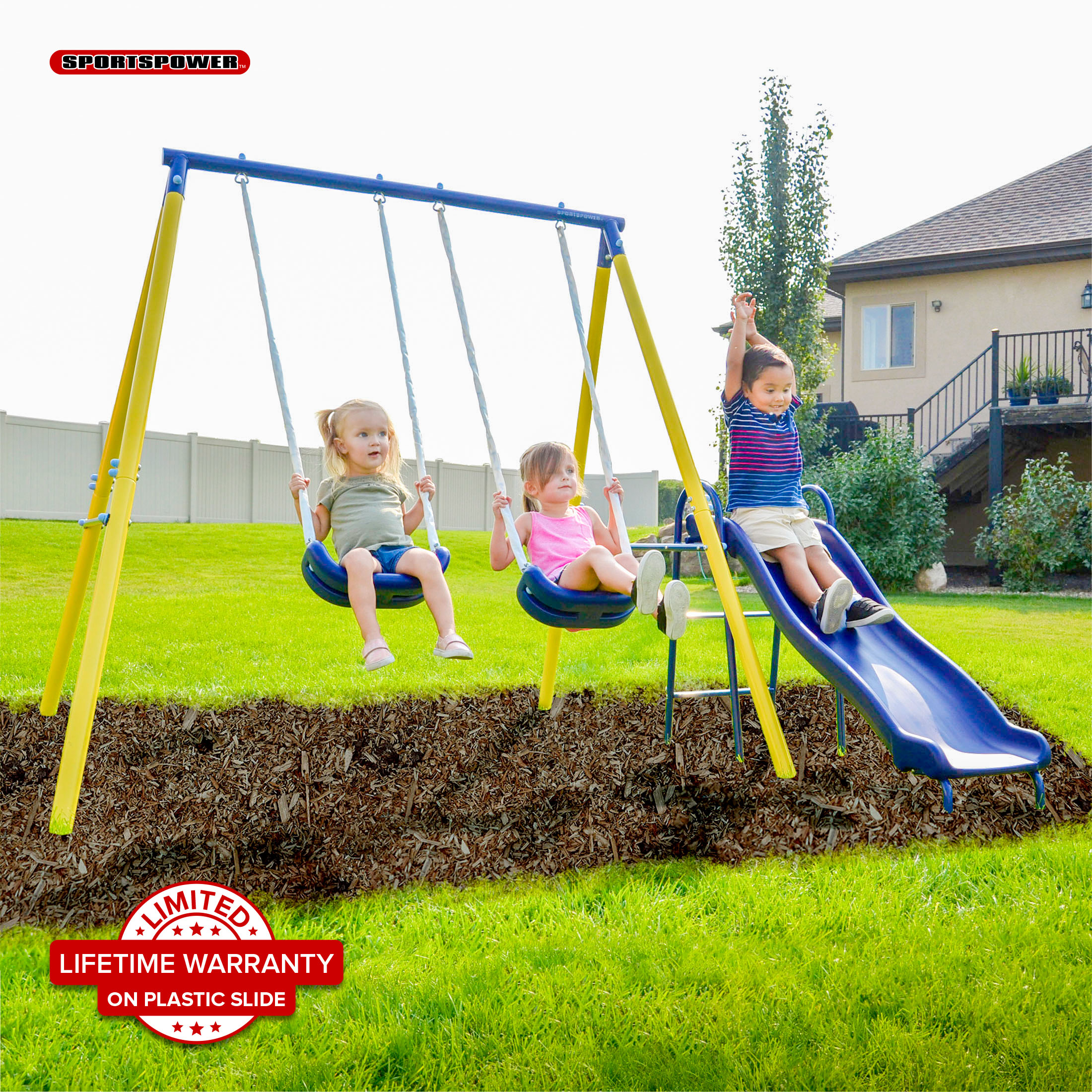 Swing-N-Slide Scout Swing Set DIY Hardware Kit (Wood Not Included ...