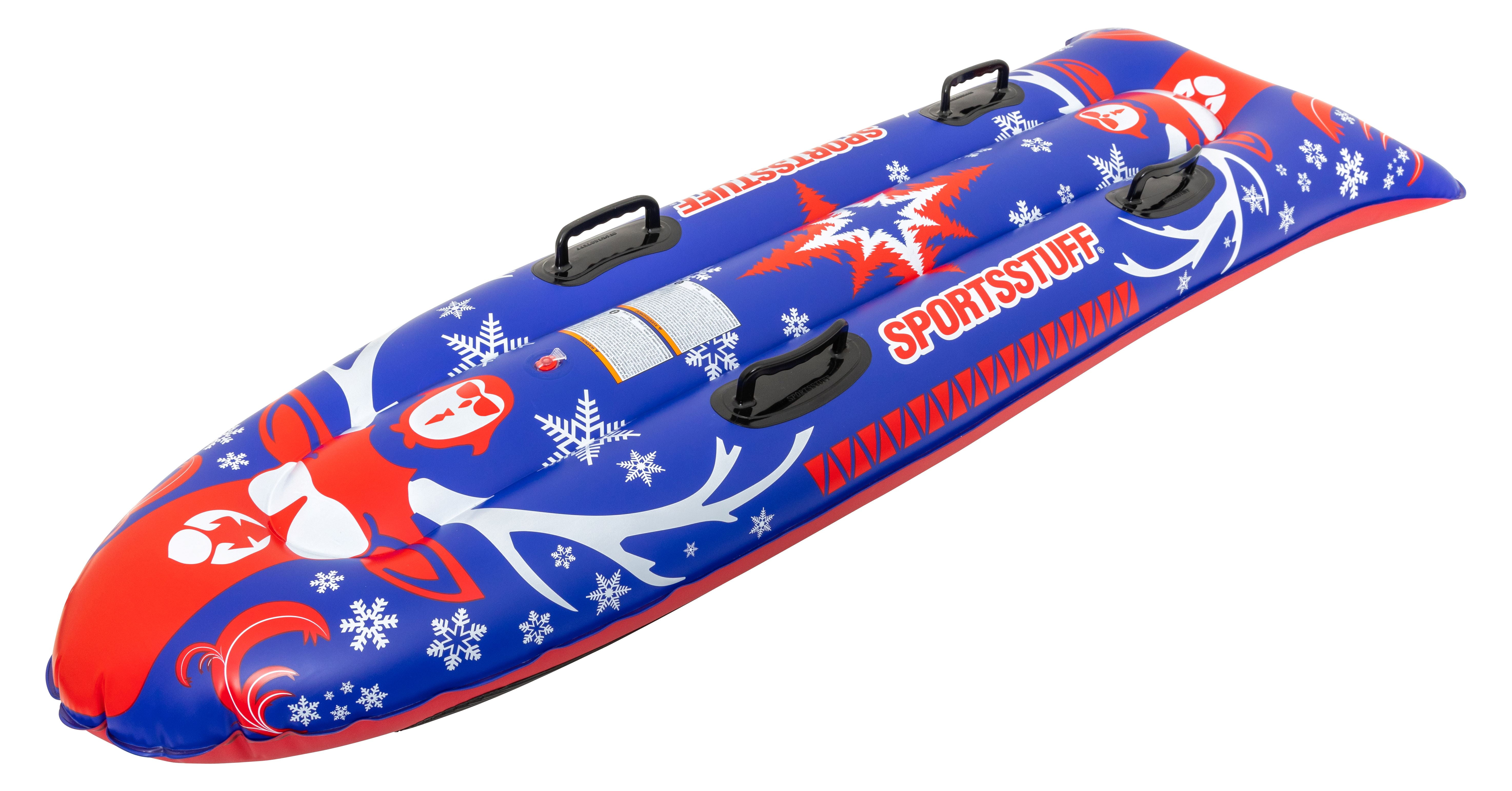 Sportsstuff Double Deer 1-2 Rider Inflatable Snow Sled – 69″, Multi ...