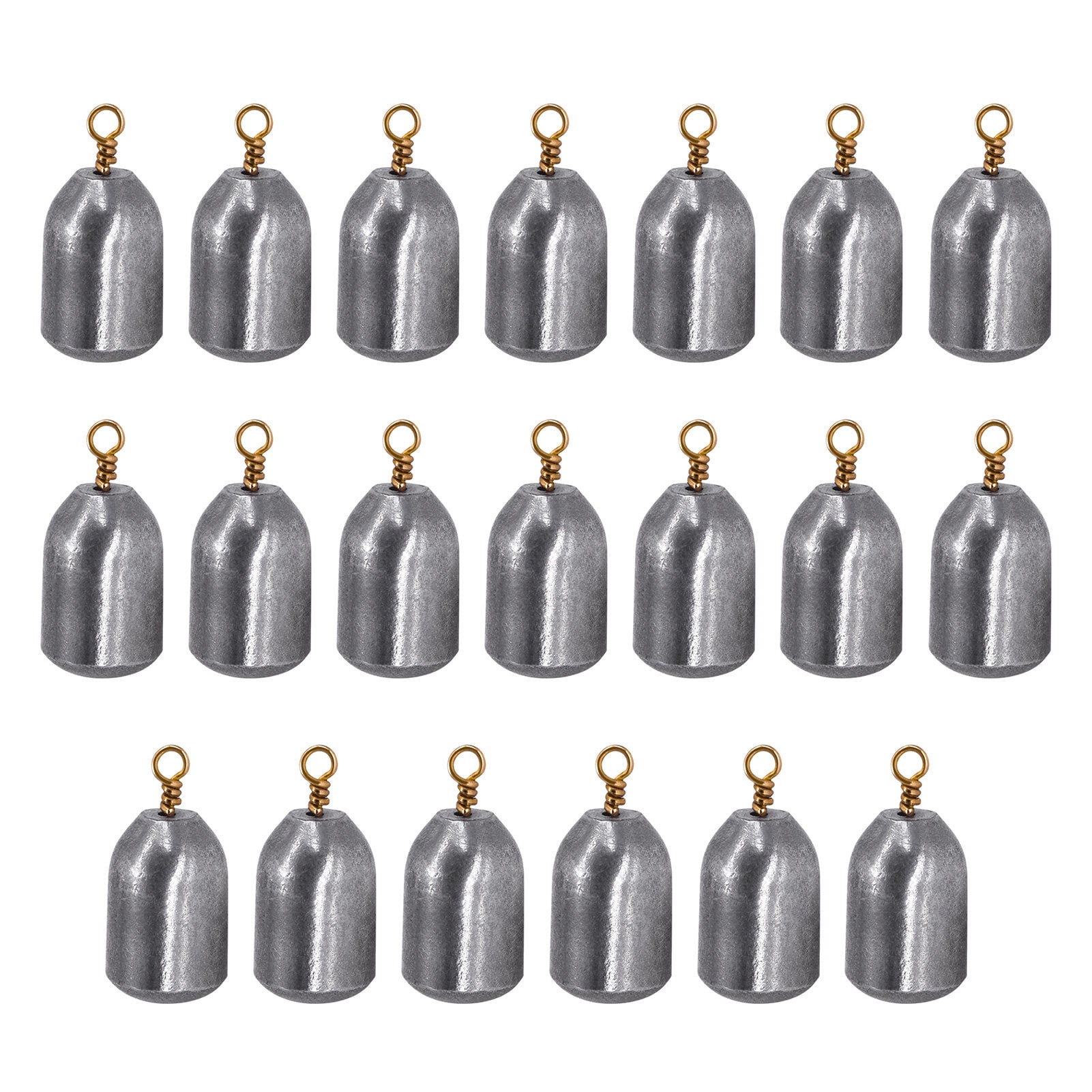 Sportteer 20 Pack Pendant Iron Fishing Lead Sinkers, 0.33 lb - Walmart.com