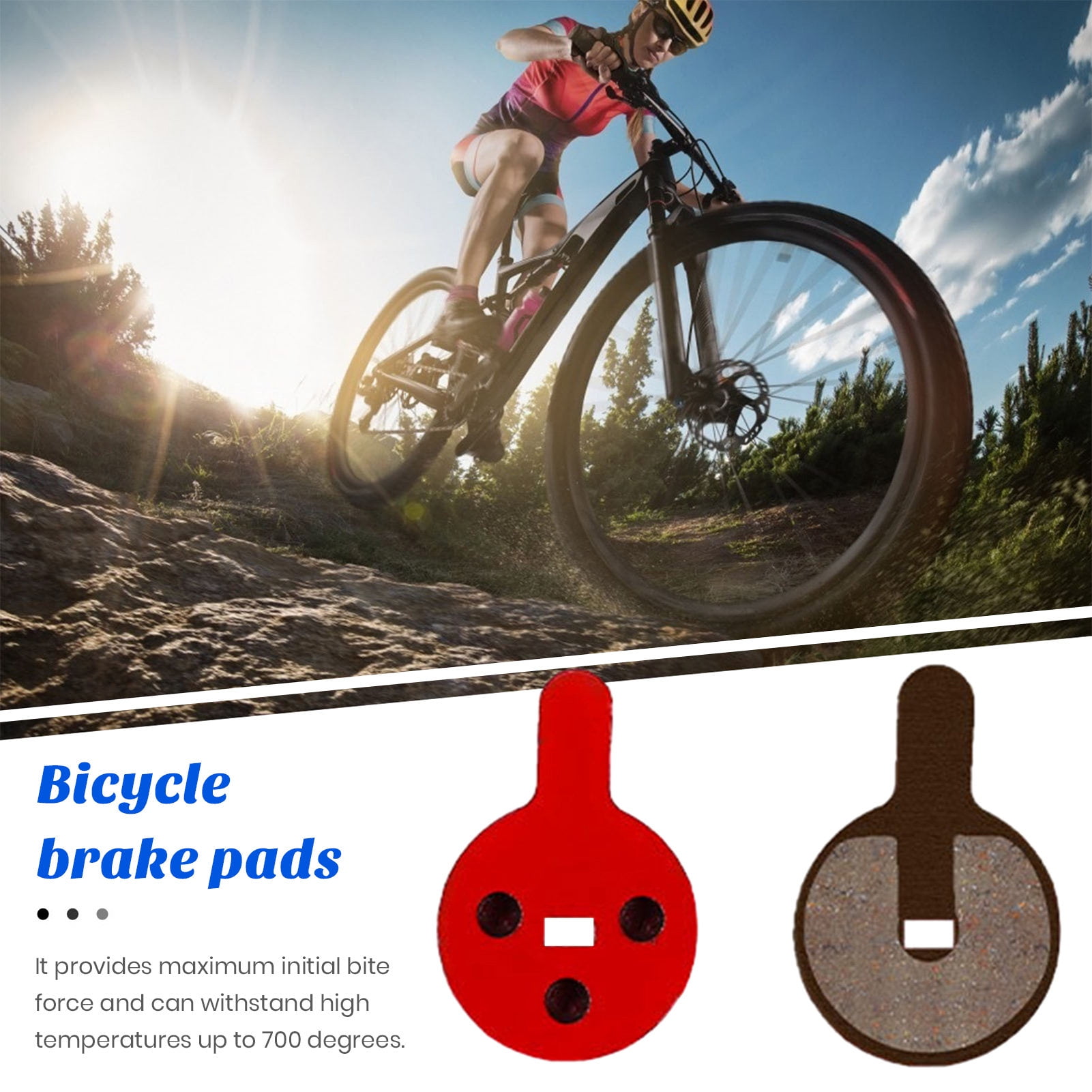 Sportteer Bicycle Pad Electric E-bike Disc Pad Bicycle Brake Pad Set ...