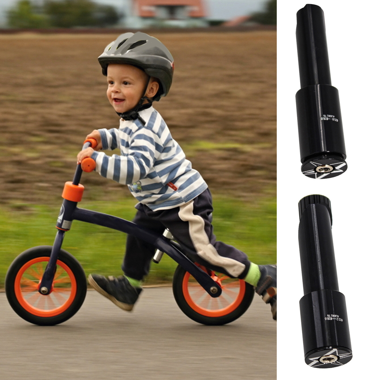 Sportteer Bike Stem Riser Adapter Quick Installation Handlebar Riser ...