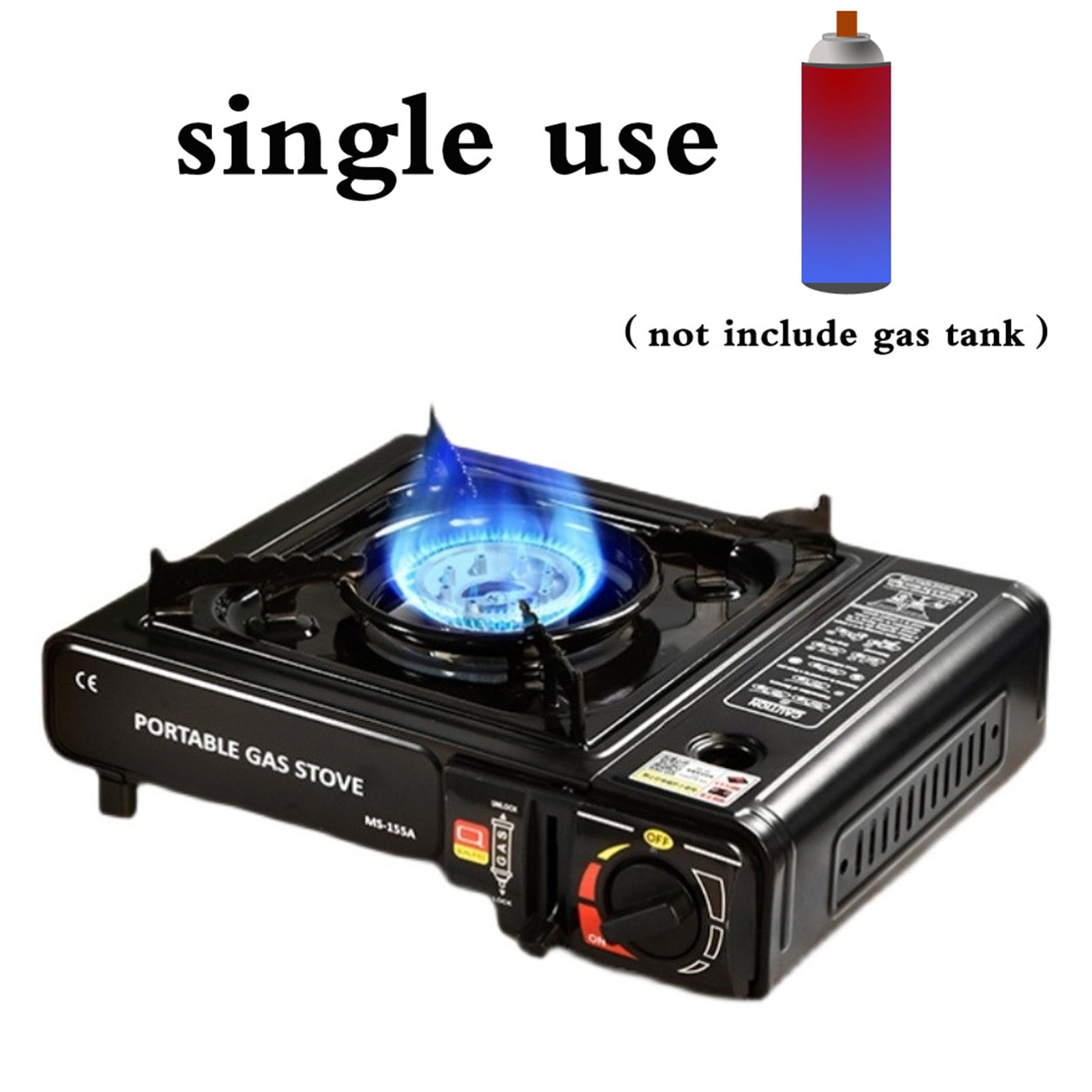 Sportteer Butane Gas Stove Portable Gas Stove High-Temperature ...