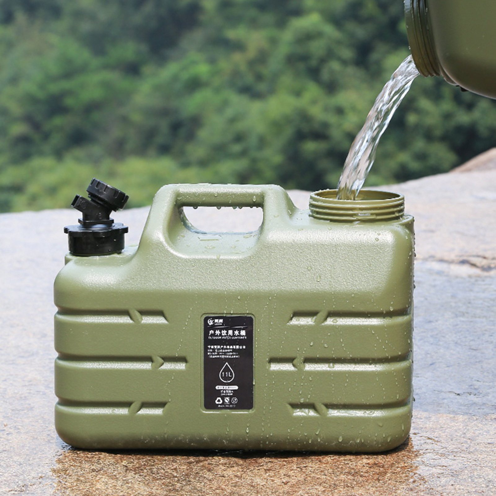 Sportteer Car Water Carrier Camping Water Storage Bucket Car Water ...