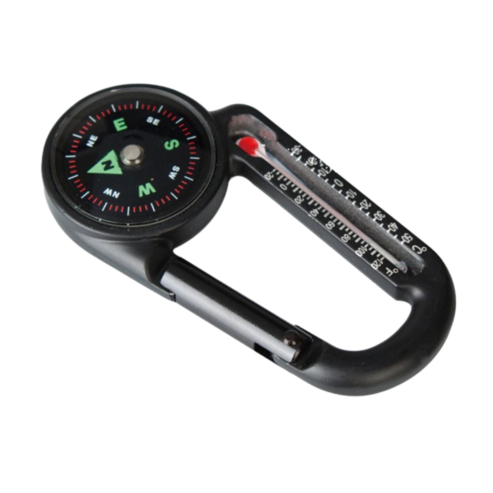 Sportteer Carabiner Compass 2-in-1 Pocket Survival Handheld Compass ...
