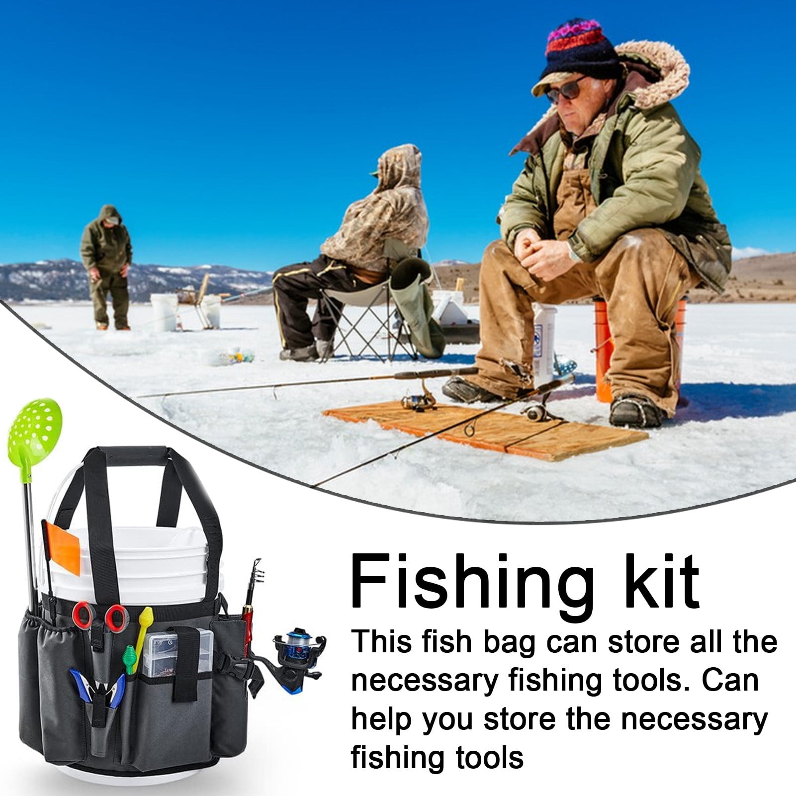 Sportteer Fish Tools Bag Fishing Accessories Bag Fishing Bucket ...