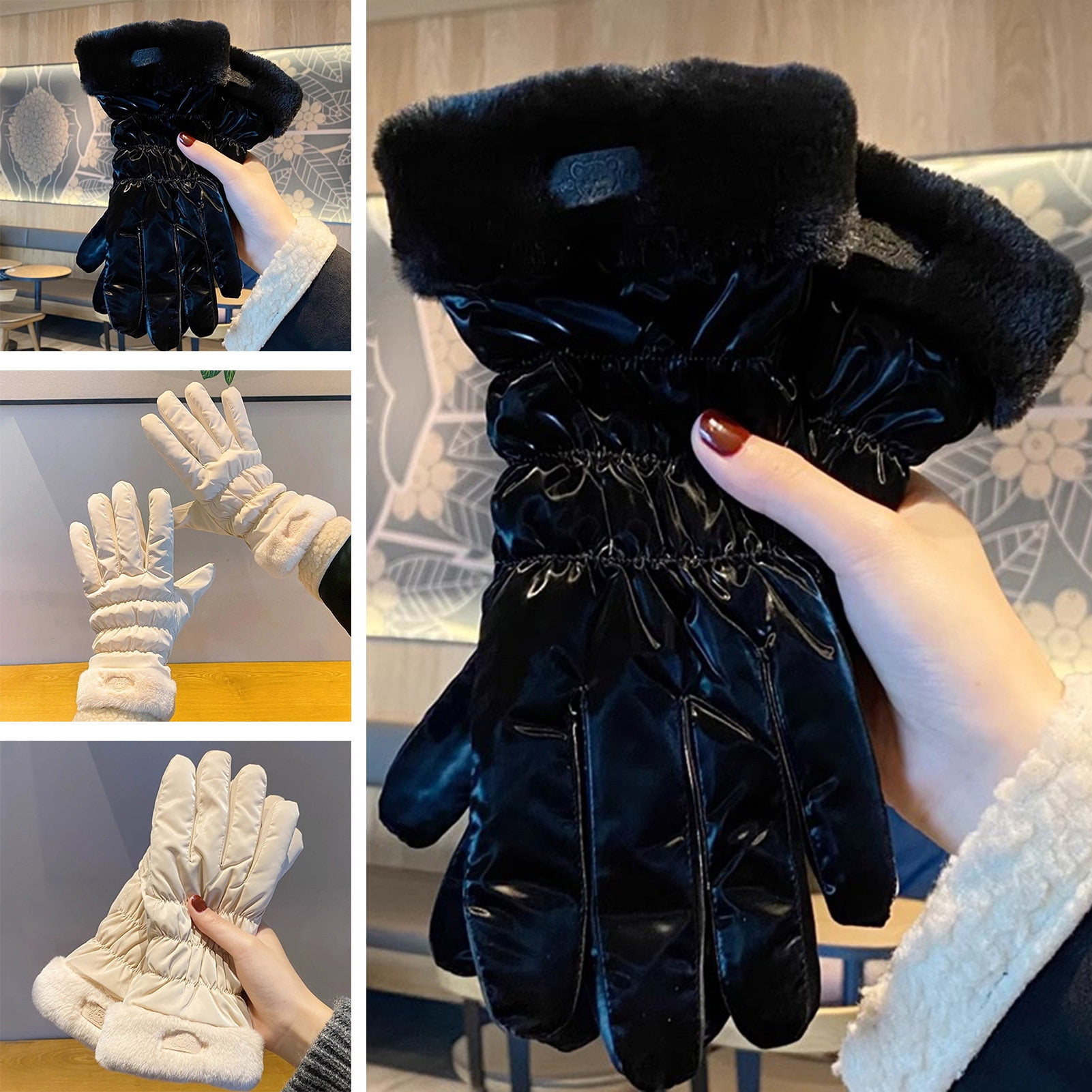 Sportteer Full Finger Gloves Cycling Gloves 1 Pair Full-Finger ...