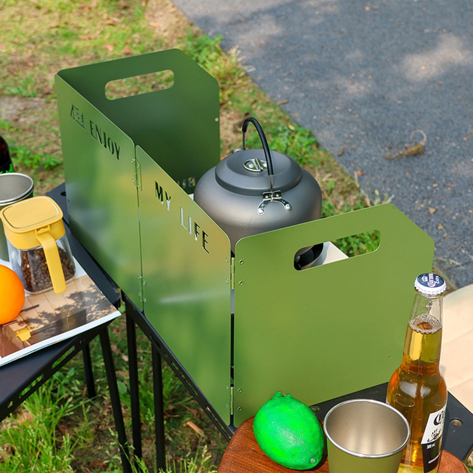 Sportteer Gas Stove Windshield Outdoor Stove Windscreen Folding ...