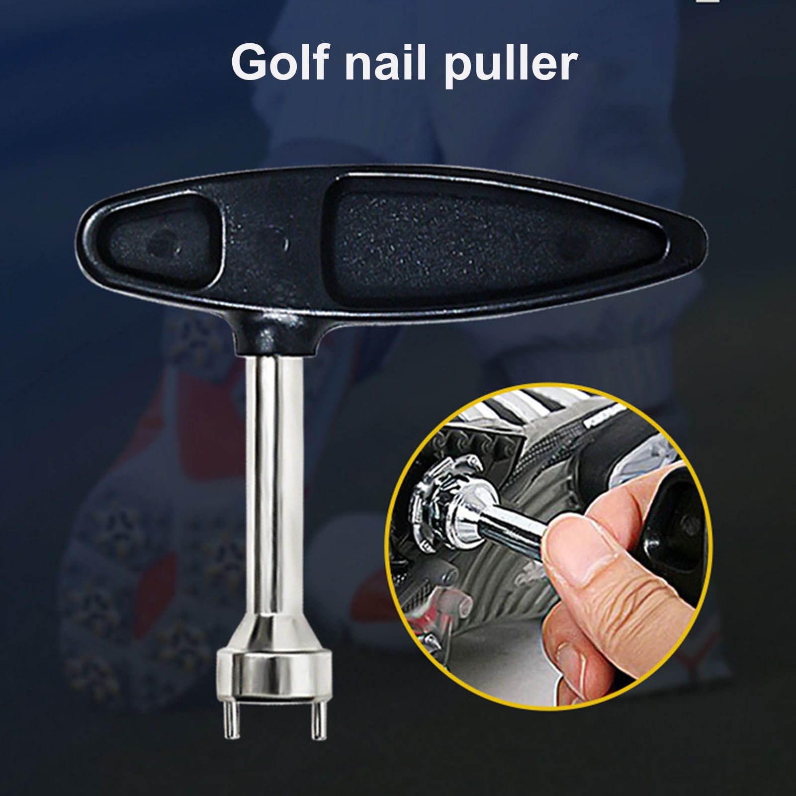 Sportteer Golf Shoe Spike Remover Golf Cleat Removal Tool Portable Golf ...