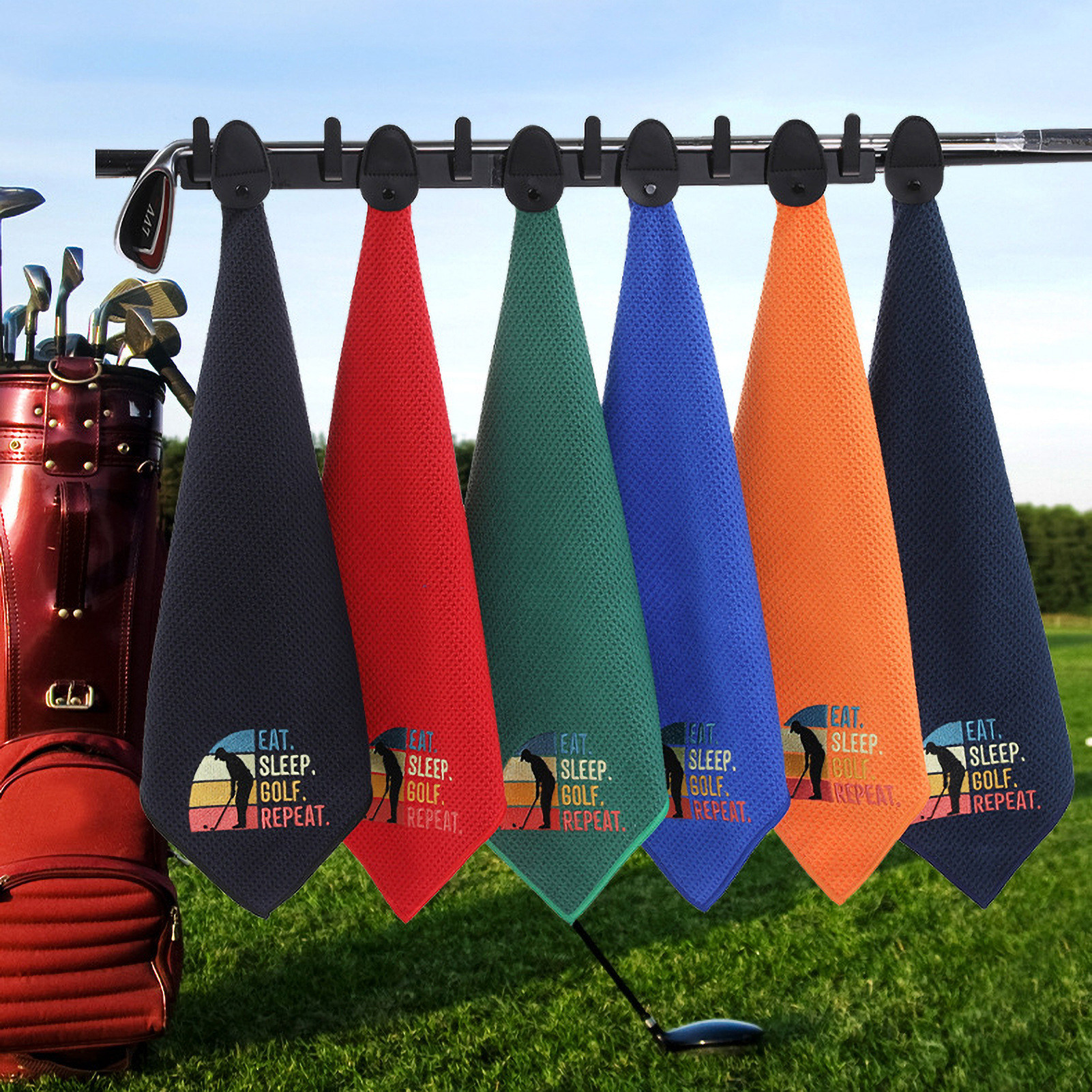 Sportteer Golf Towel with Magnet Quick-drying Golf Towel Magnetic ...
