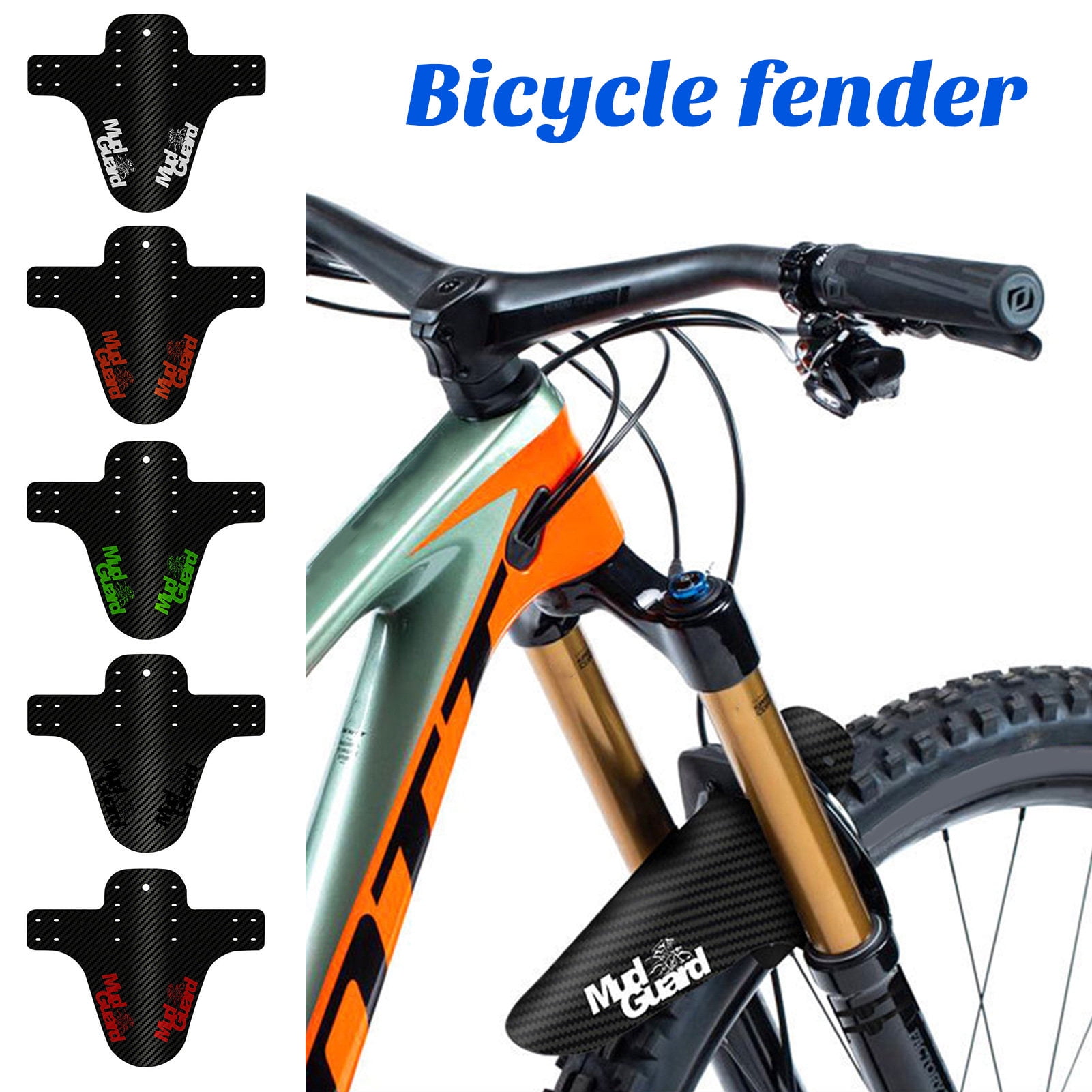 Sportteer Mountain Bike Fenders MTB Mud Guard Mountain Bike Bicycle Mud ...