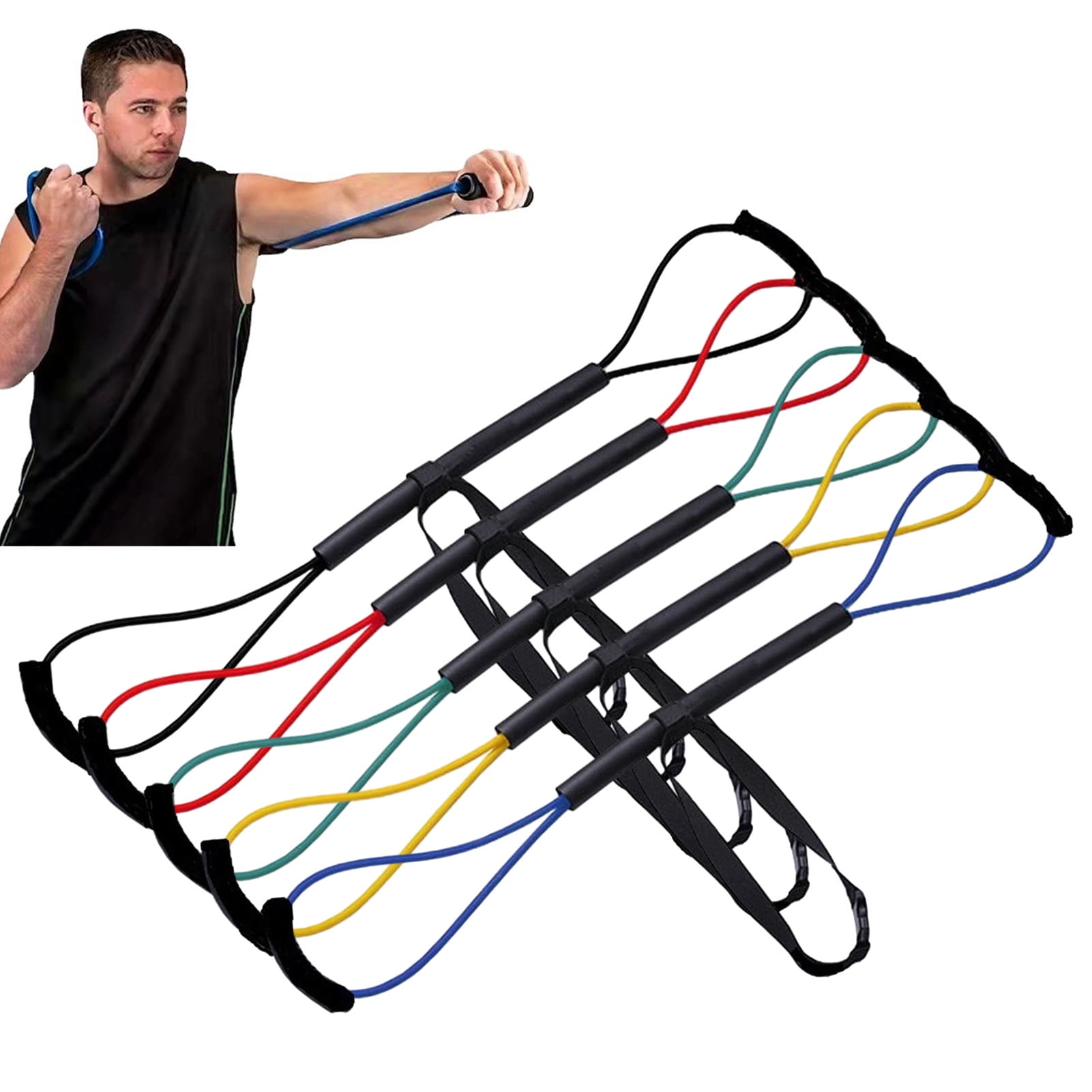 Sportteer Resistance Rope NBR Material Soft Casing Boxing Resistance Band for Men & Women Soft ...