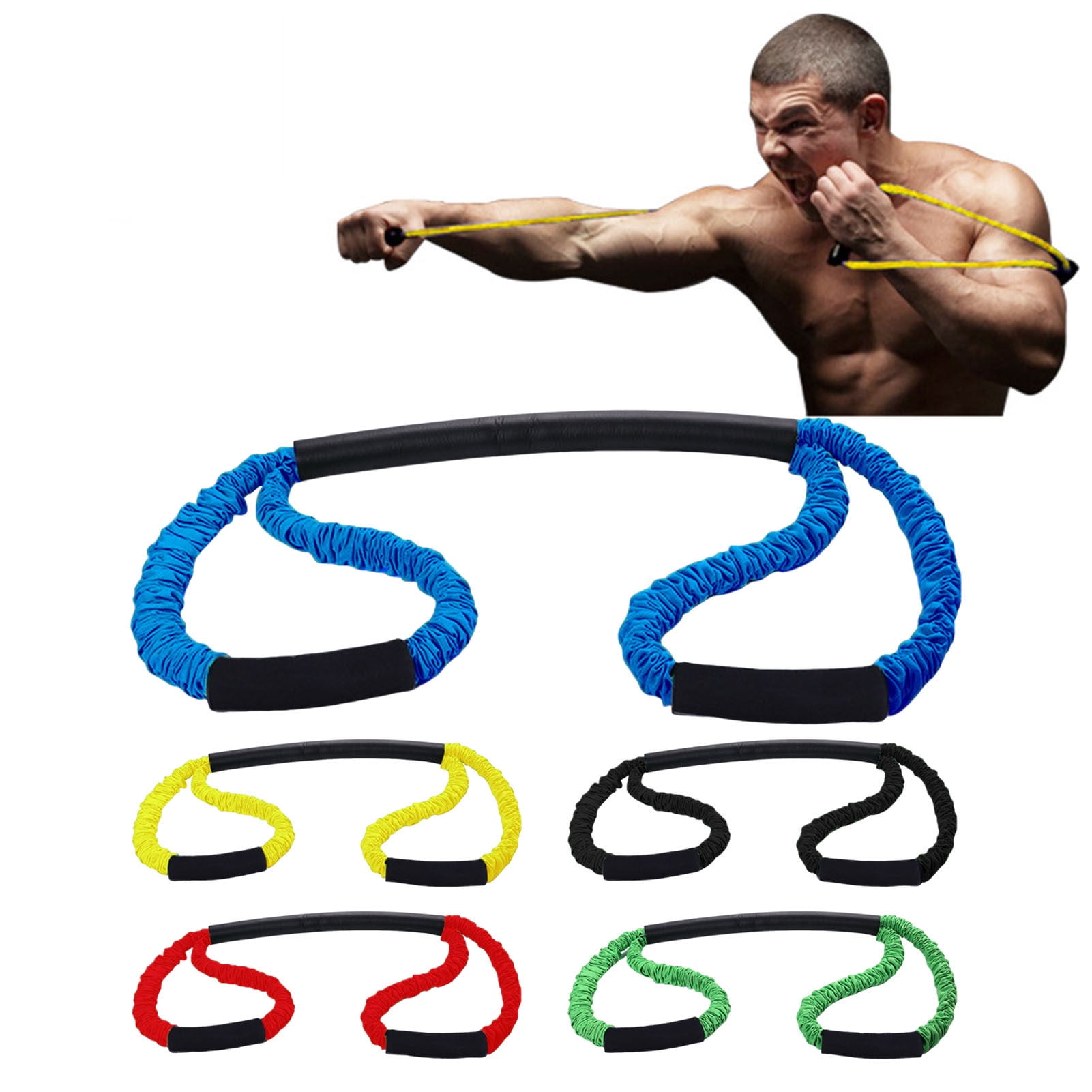 Sportteer Resistance Rope NBR Material Soft Elastic 8-Figure Resistance ...