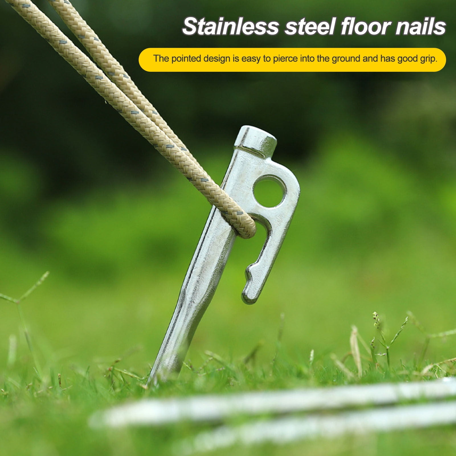 Sportteer Stainless Steel Tent Stake High Strength Tent Peg 20/30CM ...