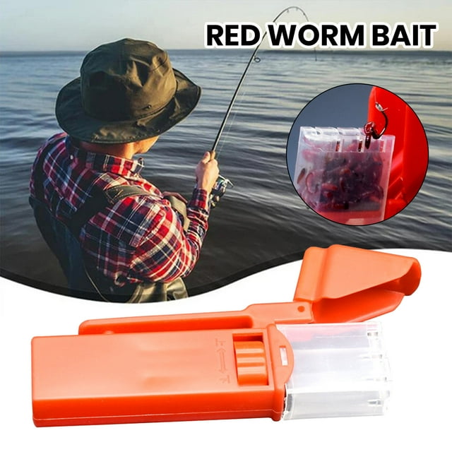 Sportteer Worm Hanging Box Plastic Worm Hanging Box Red Worm Hanging ...