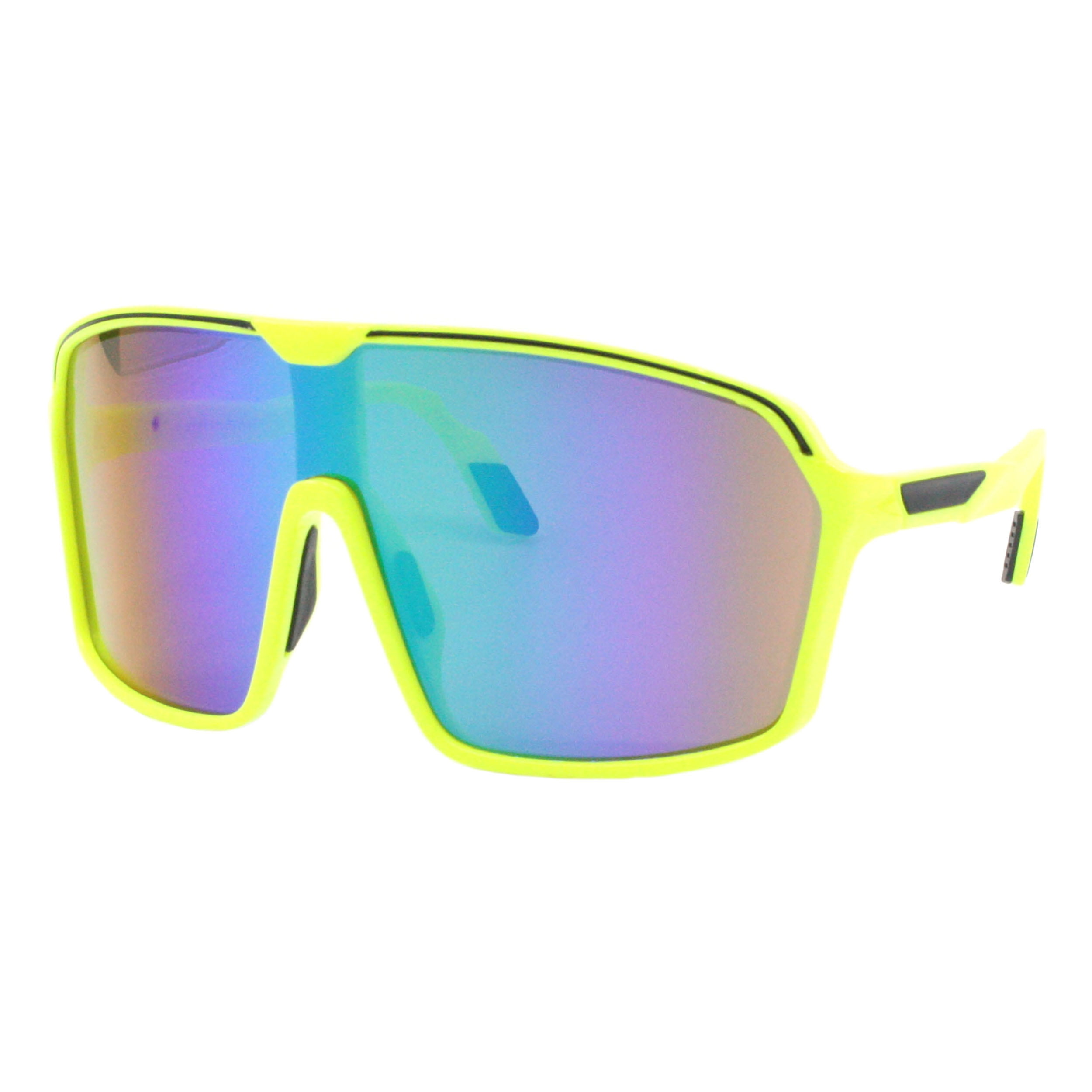 Sporty Goggle Style Sunglasses Oversized Shield Unisex Shades UV400 ...