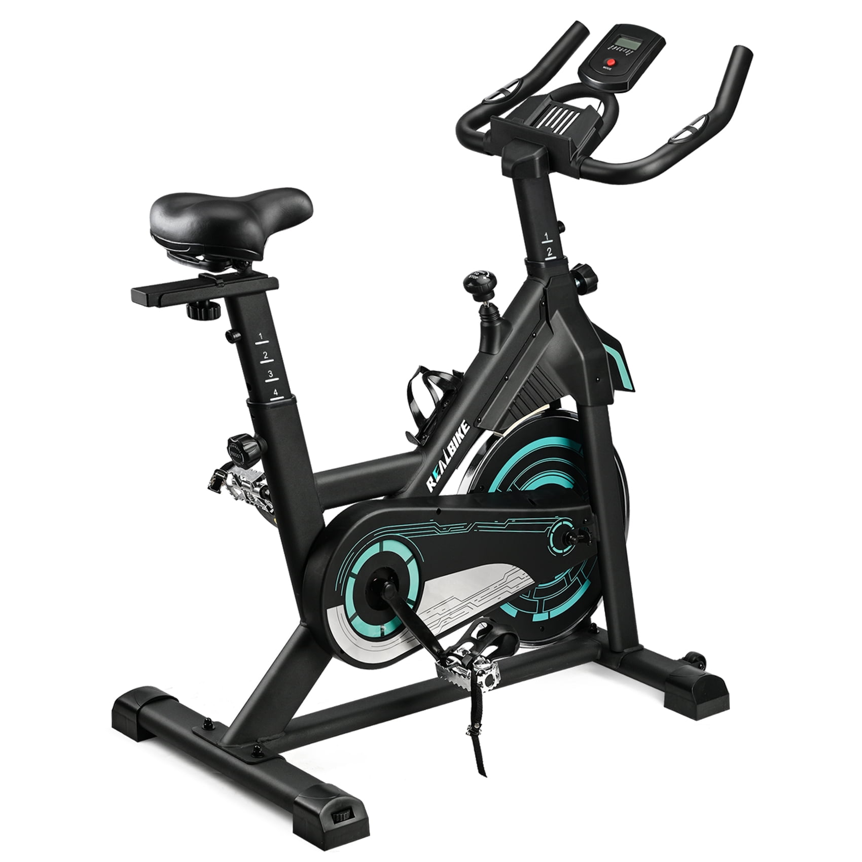Sporty single item bike, stationary indoor bike for home gym, fitness ...