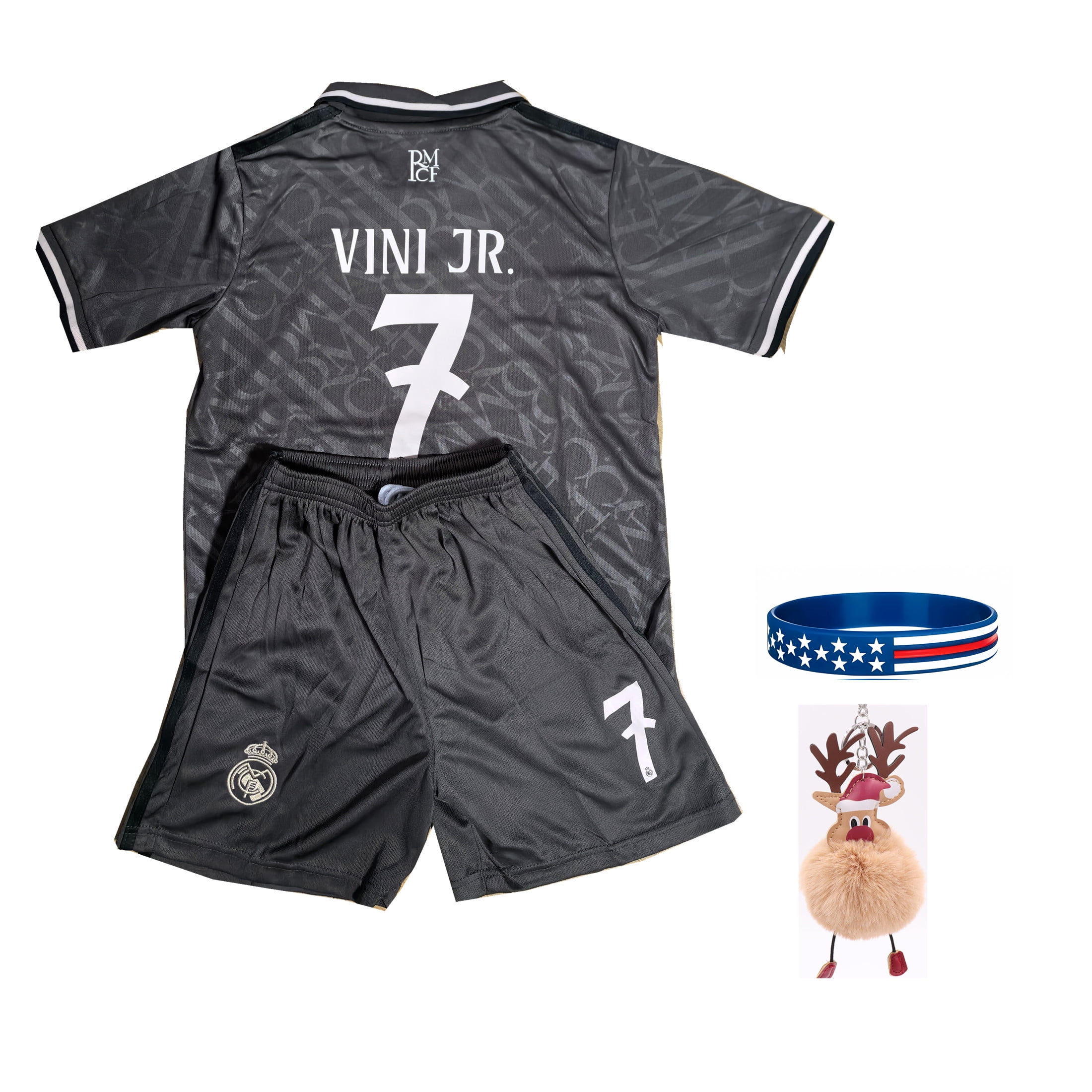 Sposoccers Kids Soccer Jersey New Boys Football Uniforms For VINI JR ...