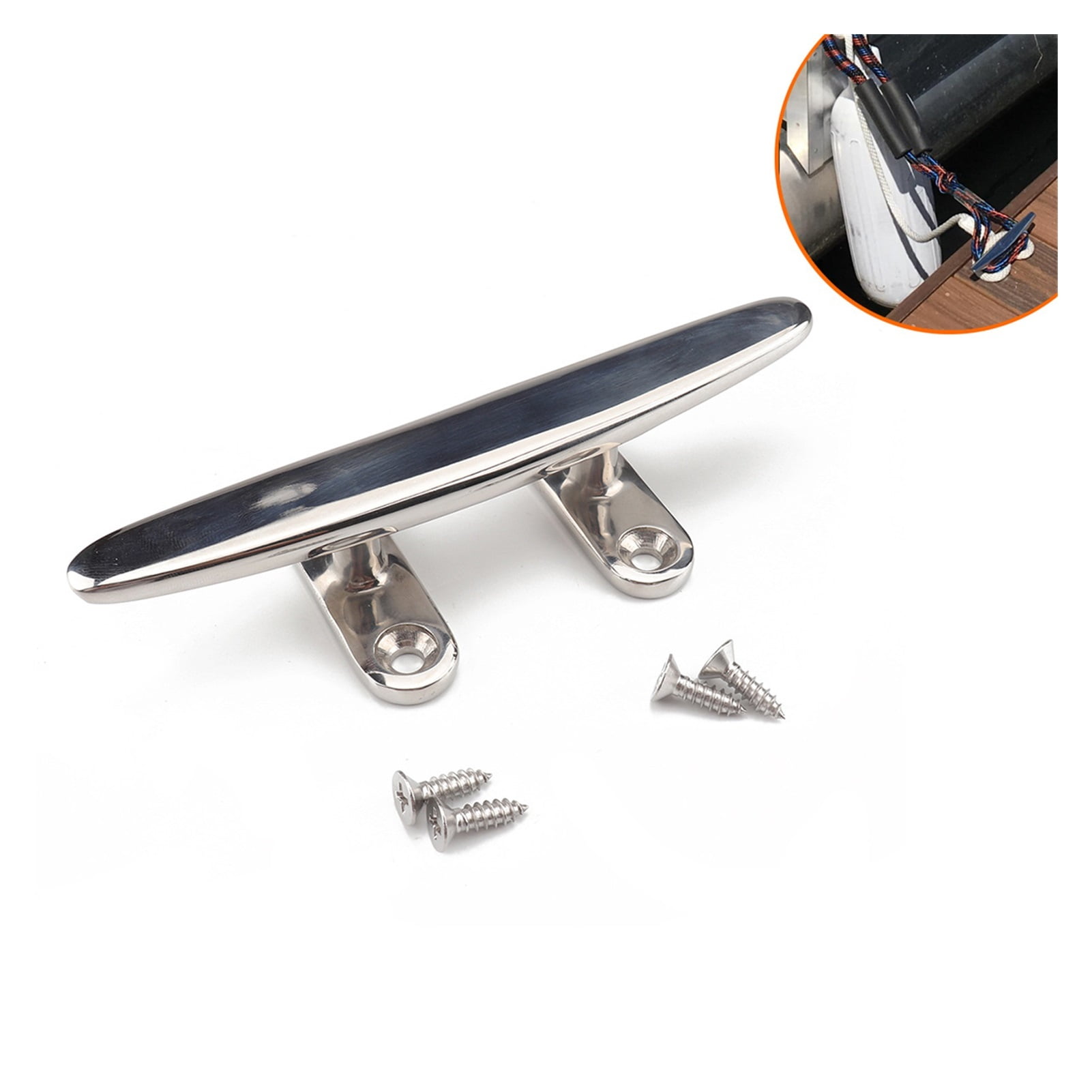 Spot 316 Stainless Steel Claw Bolt Mooring Pile Bollard Rope Tied Yacht ...