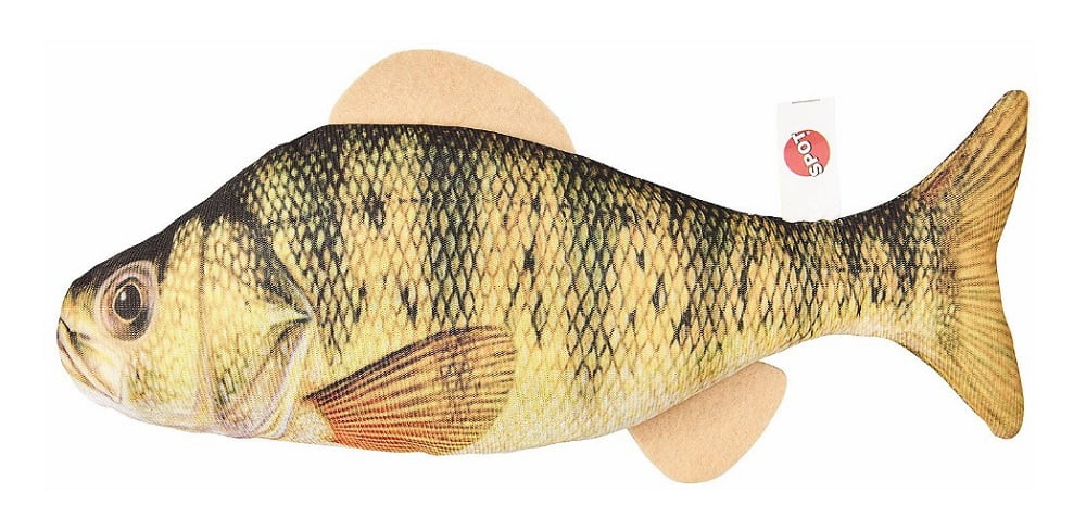Spot 36404 Pt1A Fanatic Digital Print Fish with Catnip & Crinkle Sound ...
