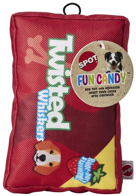 Spot Fun Candy Twisted Whiskers Plush Dog Toy - Walmart.com
