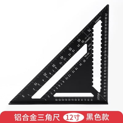 Spot 7 inch 12 inch metric inch triangle ruler 90 degree thick angle ...