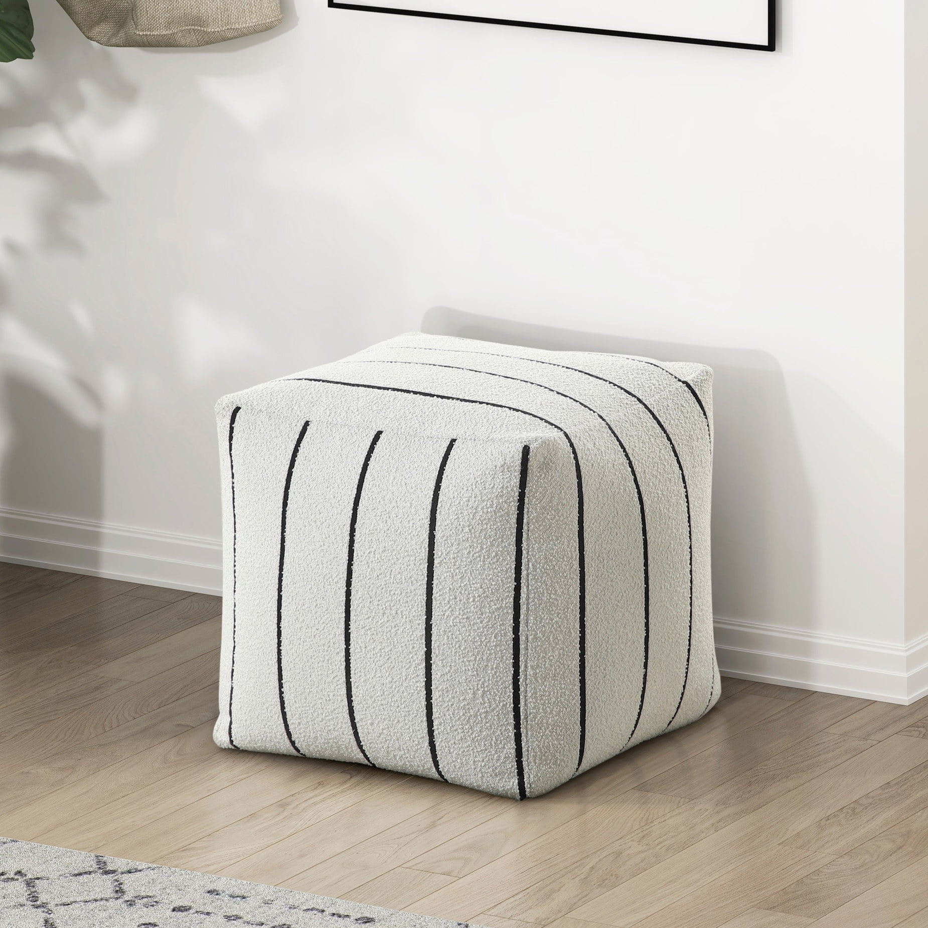 Spot Clean Only Pouf - Low-Hassle Maintenance - Walmart.com