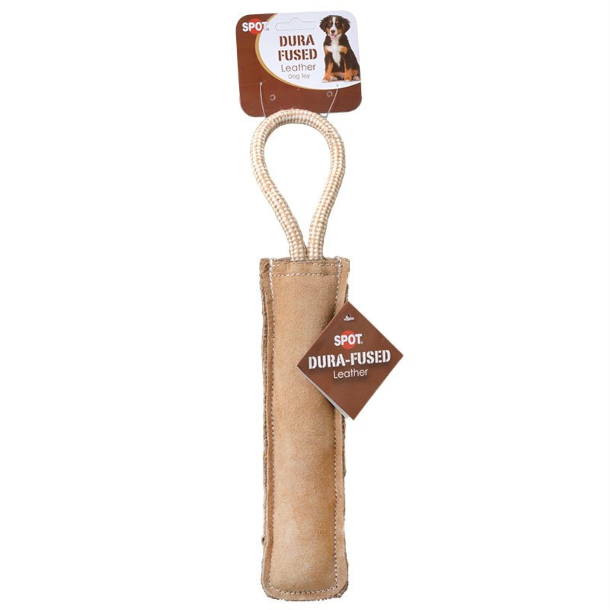 Spot Dura Fused Leather Dog Toy Retriever Stick - Walmart.com
