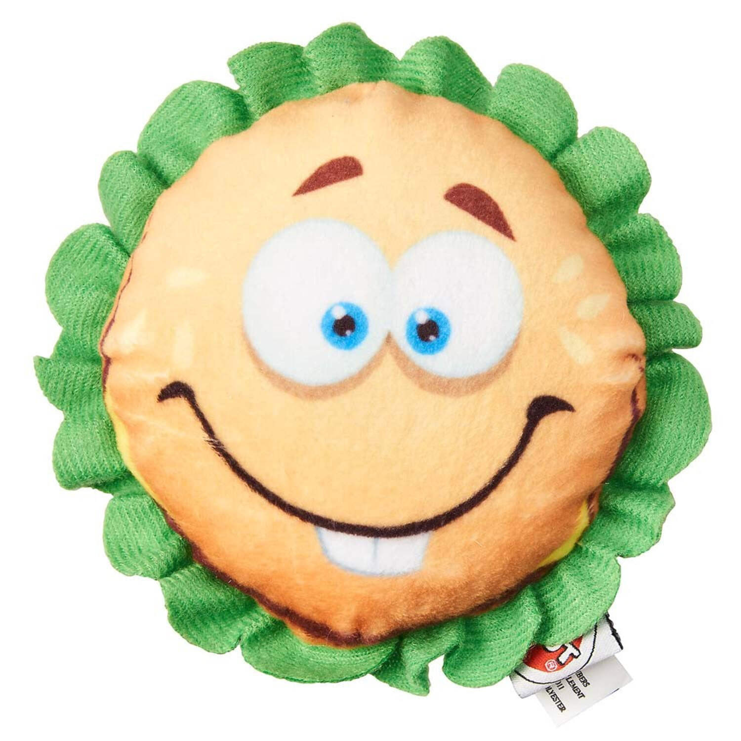 Spot Fun Food Dog Toy Cheese Burger 4in - Walmart.com