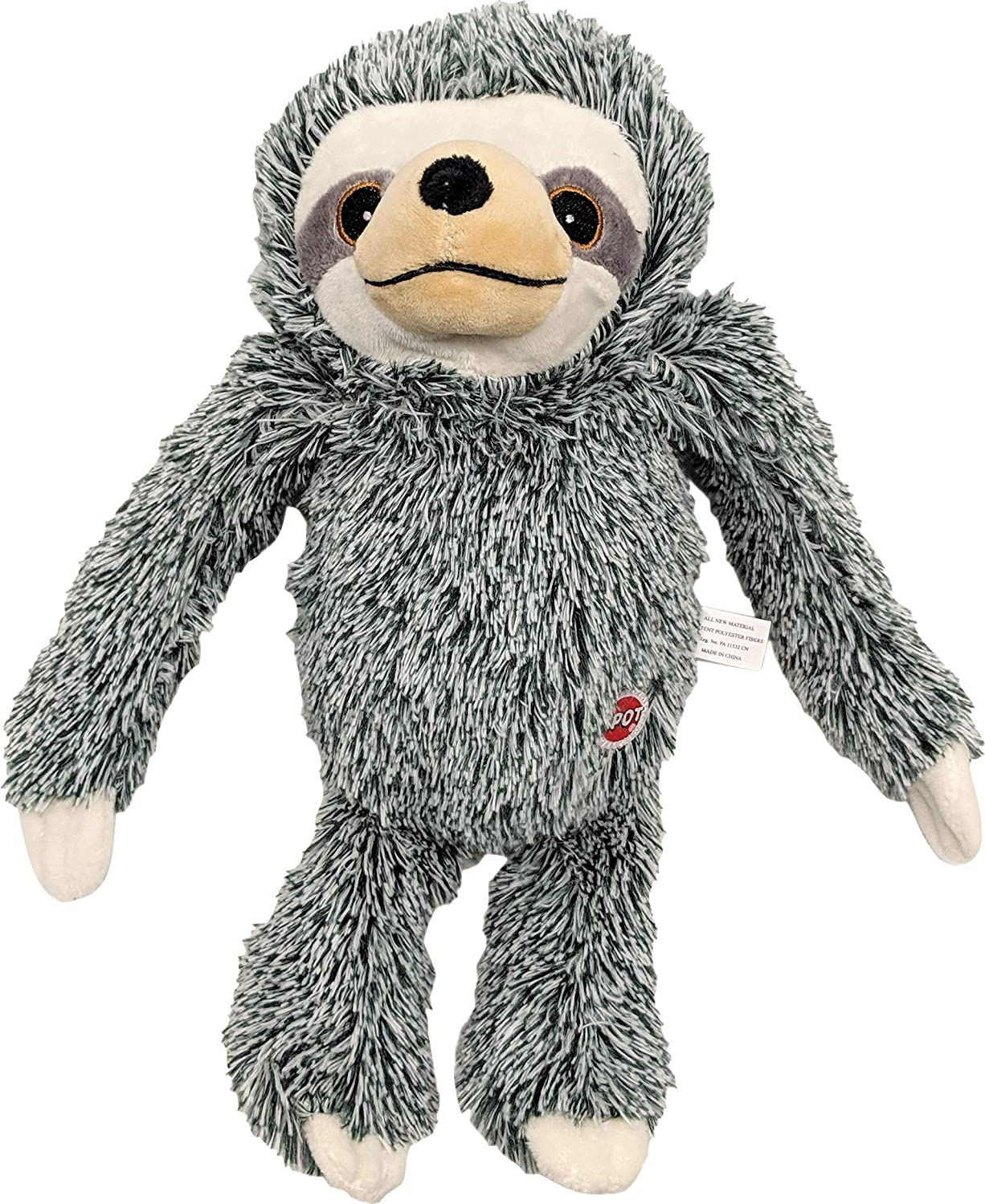 Spot Fun Sloth Plush Dog Toy Assorted Colors 13" 1 count - Walmart.com