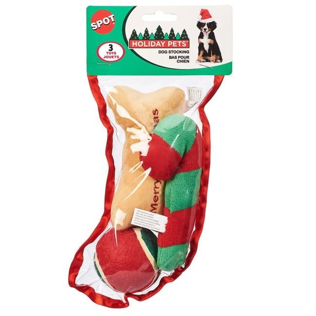 Spot Holiday Dog Stocking 1ea/SM, 3Pc - Walmart.com
