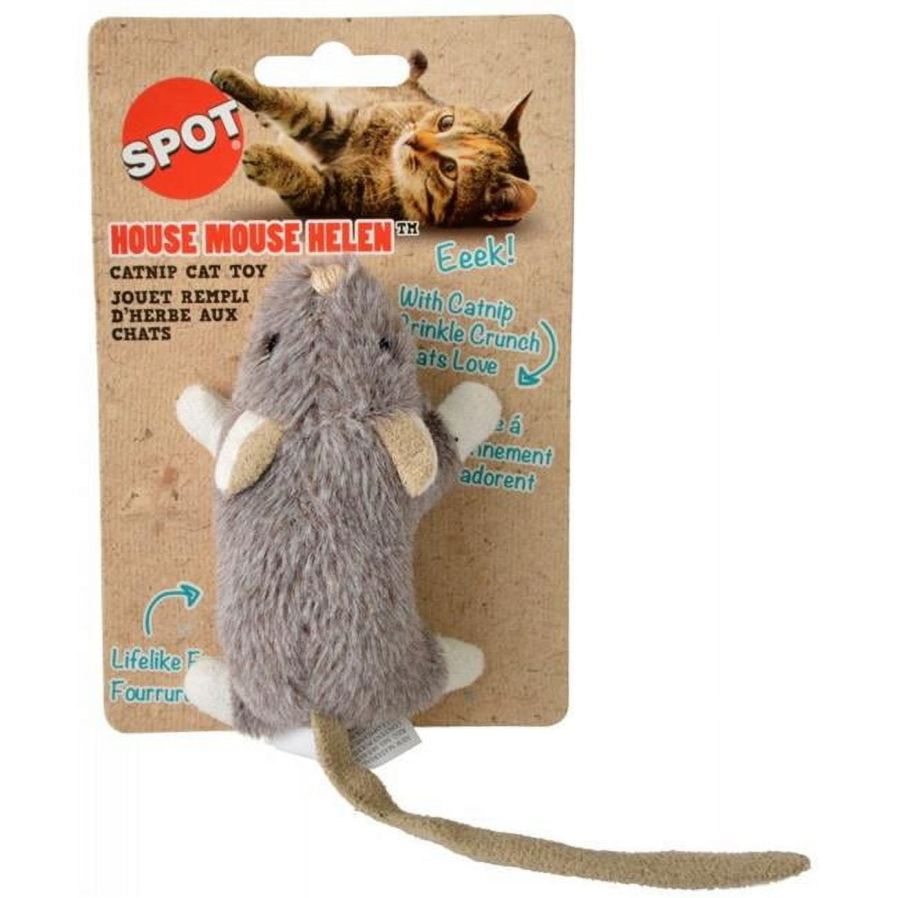 Spot House Mouse Helen Catnip Toys, Assorted Color - Walmart.com