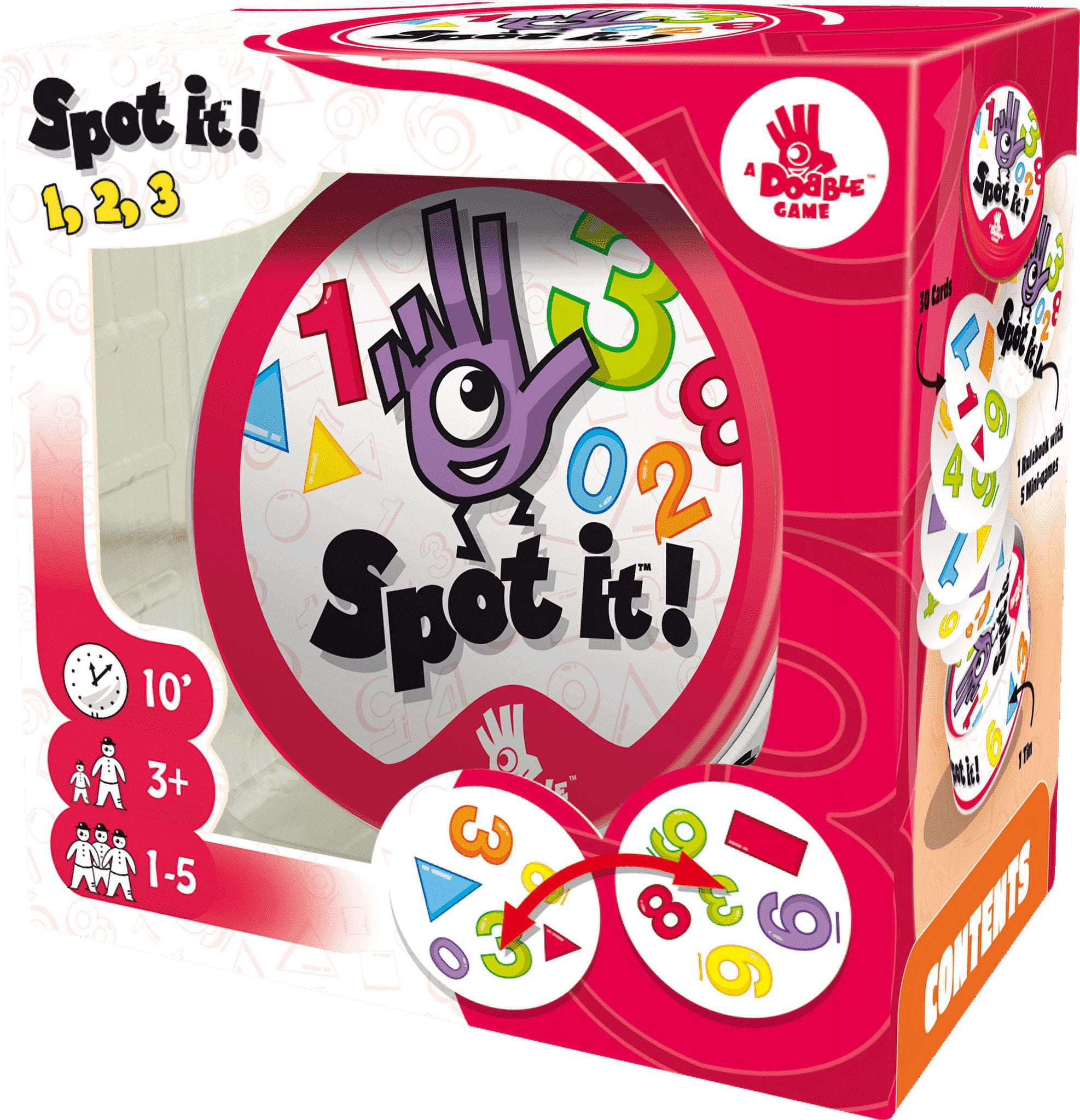 Spot It! 123 Board Game by Zygomatic - Walmart.com