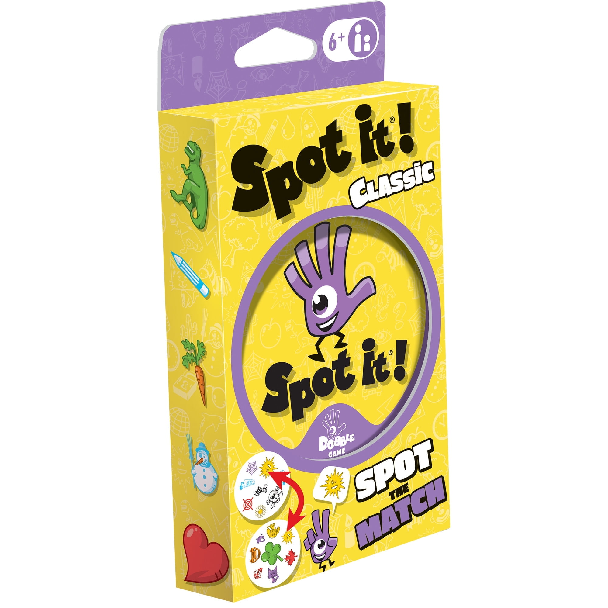 Spot It Classic Eco-Blister Family Card Game for Ages 6 and up, from ...