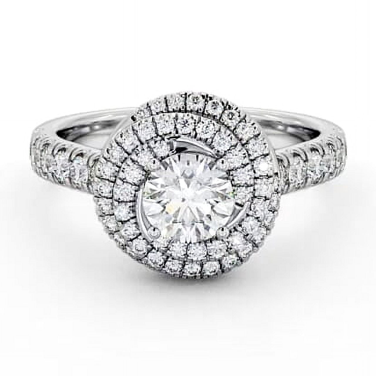 Spot Jewel 0.8 Ct Brilliant Round Cut Solitaire Diamond Ring – 14K ...