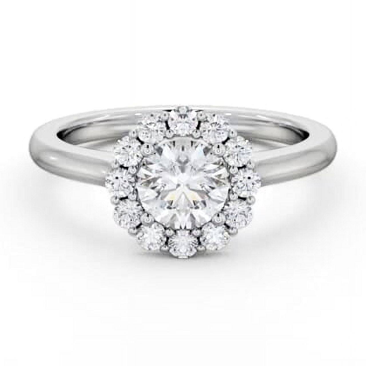 Spot Jewel 1.6 Ct Round Cut Diamond Engagement Ring – Lab Created ...