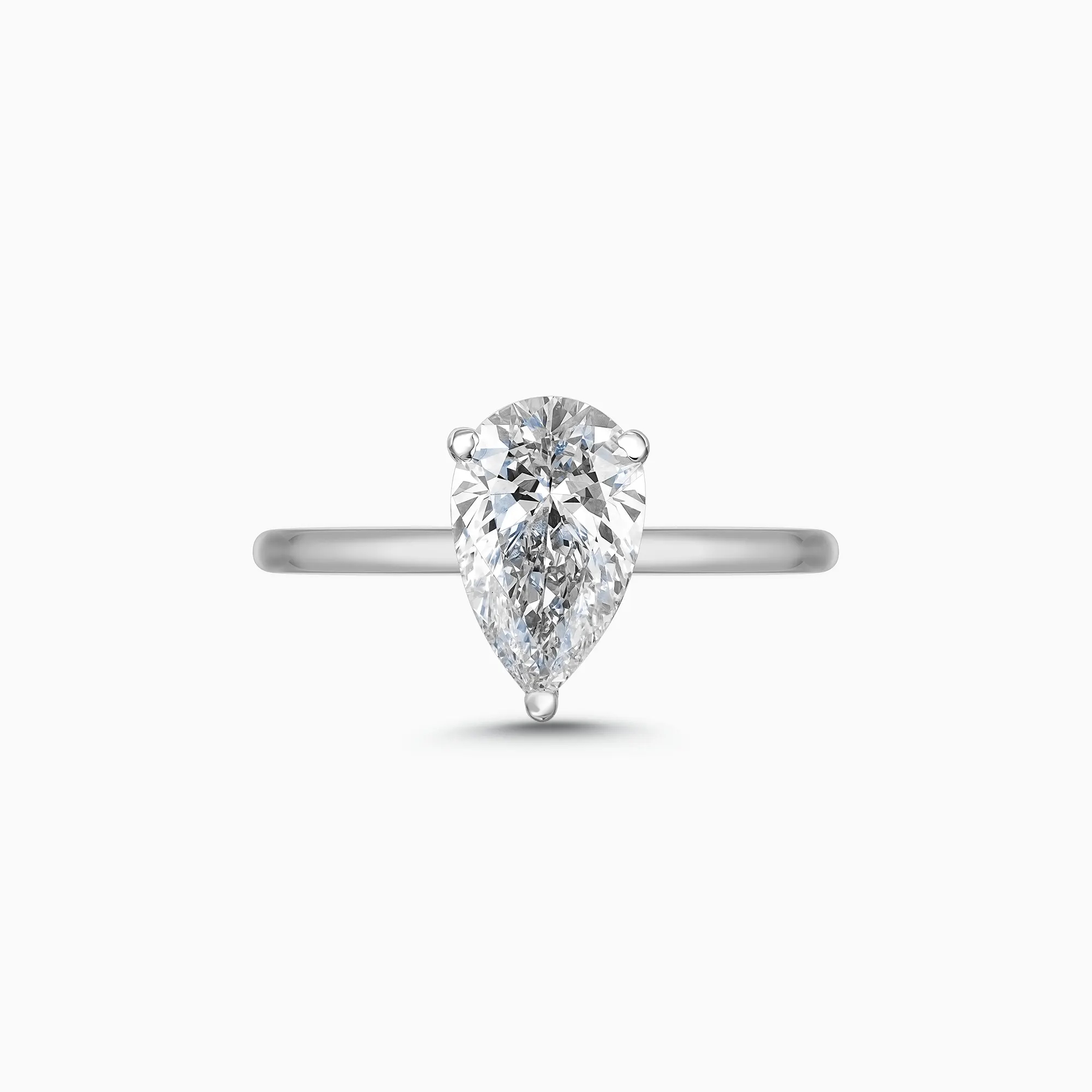 Spot Jewel 1.8 Ct Pear Cut Diamond Solitaire Engagement Ring - 14K ...