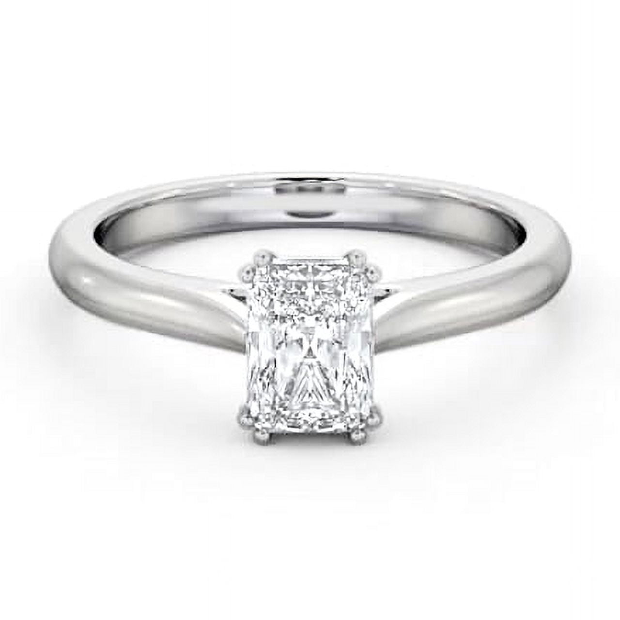 Spot Jewel 2.1 Ct Radiant Cut Lab Created Diamond Engagement Ring - 14K ...