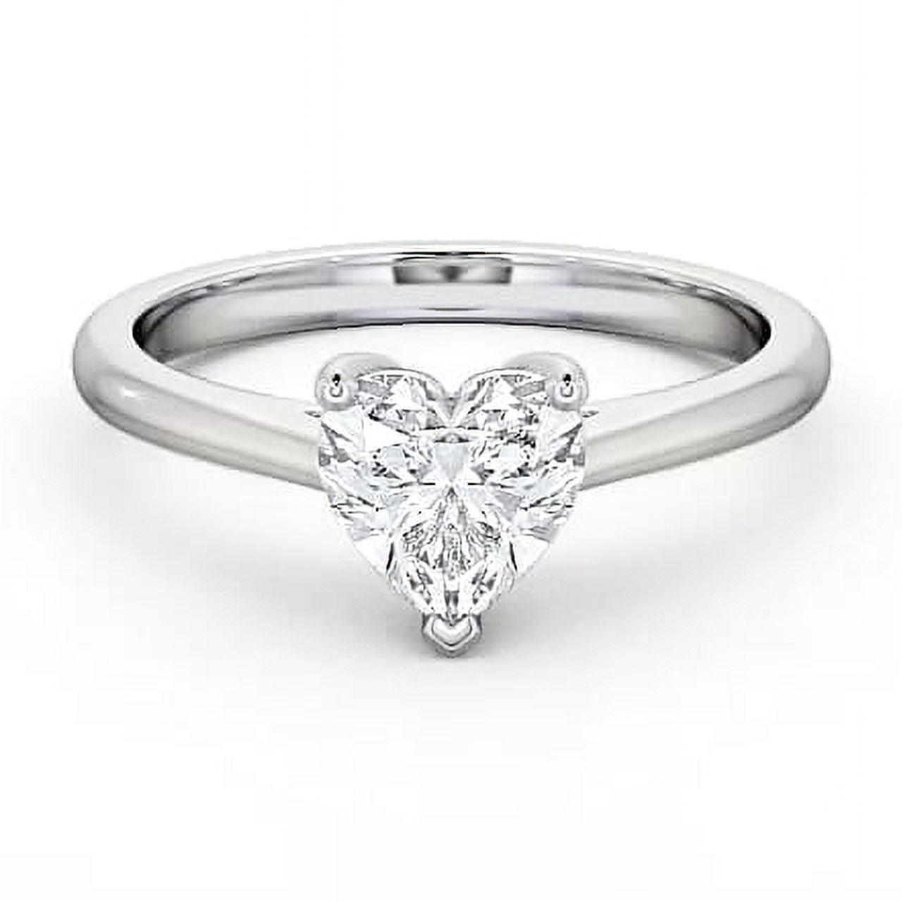 Spot Jewel Heart-Cut 1.4 Ct Lab-Created Diamond Solitaire Anniversary ...