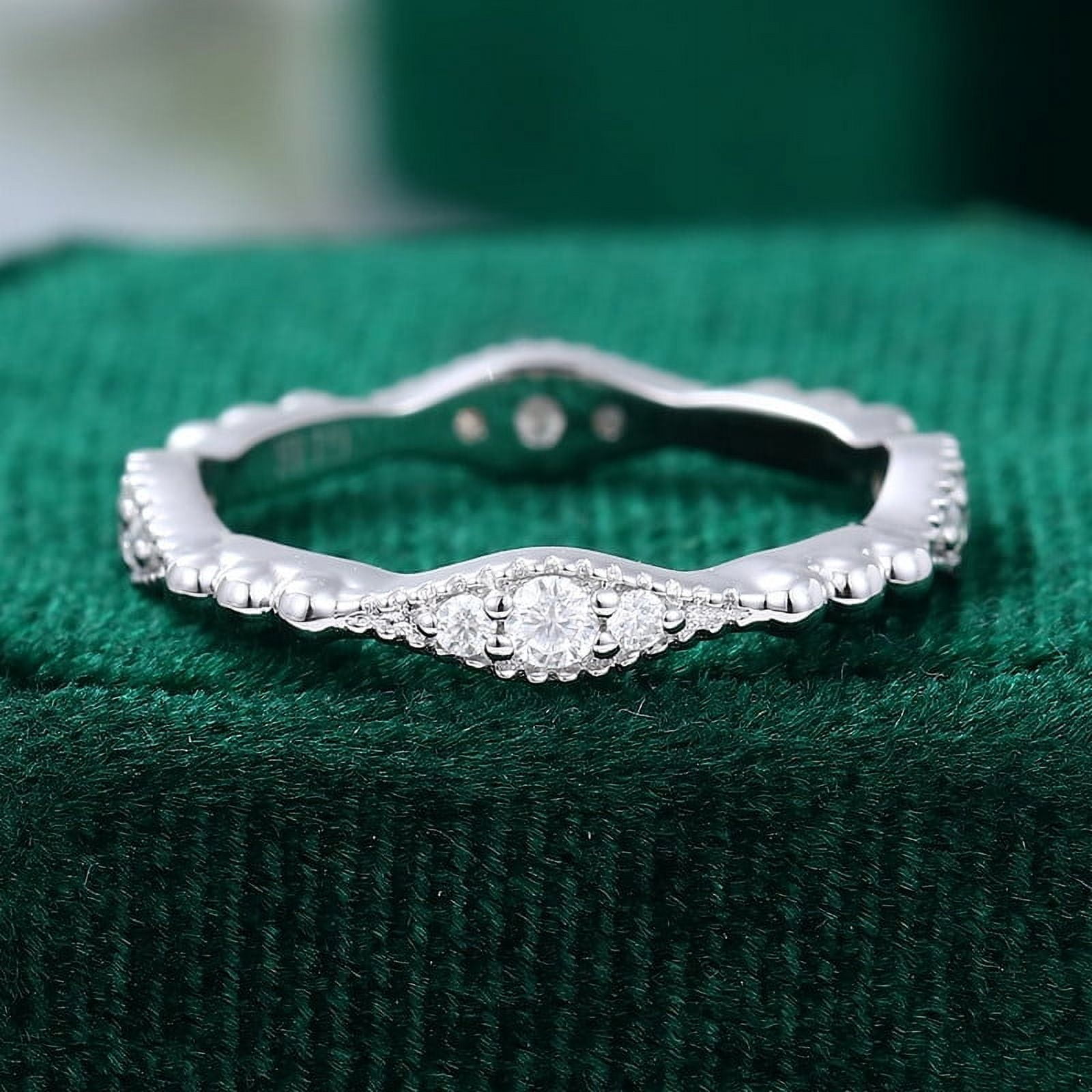 Spot Jewel White Gold Plated 14K Diamond Rings for Couple - Oval Cut ...