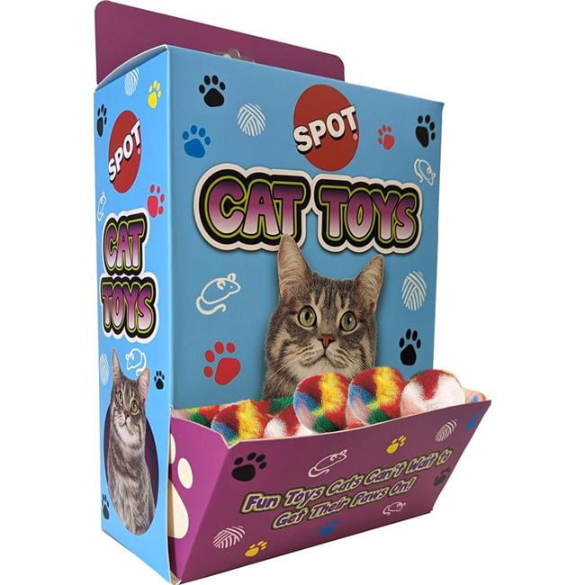 Spot 52215BX Kitty Yarn Puffs Bulk Box - 72 Piece - Case of 4 - Walmart.com
