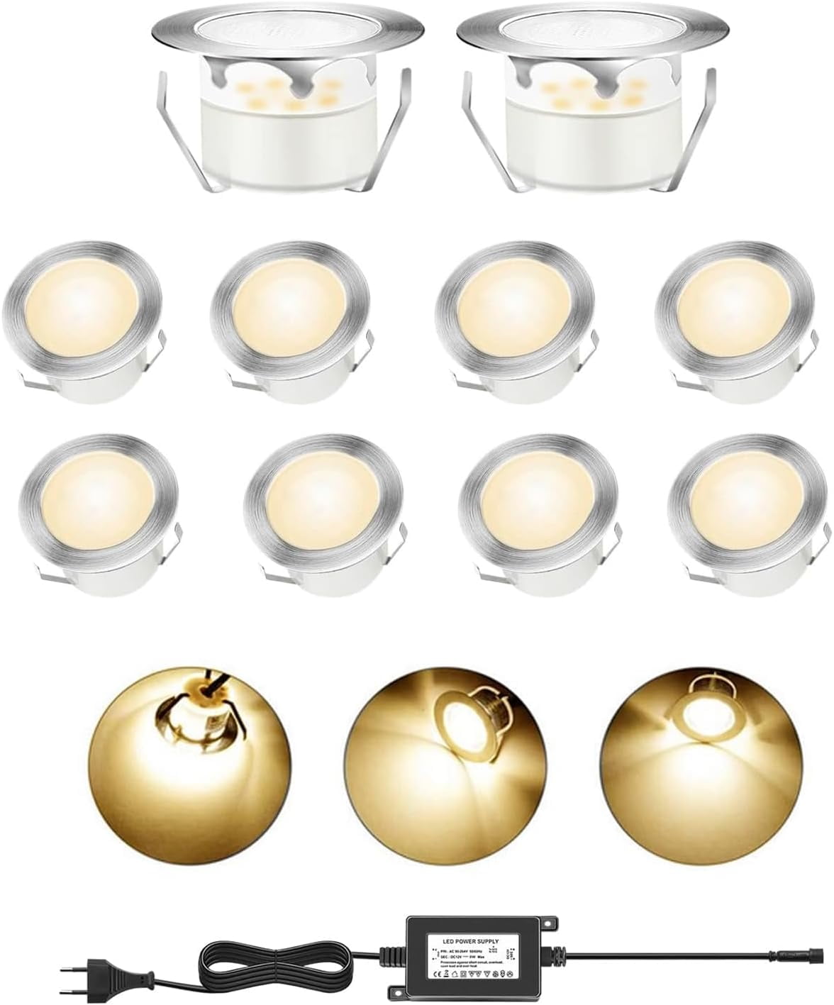 Spot Led Encastrable Exterieur - Mini Spot Led Pour Terrasse Blanc Chaud Led Exterieur Terrasse ...