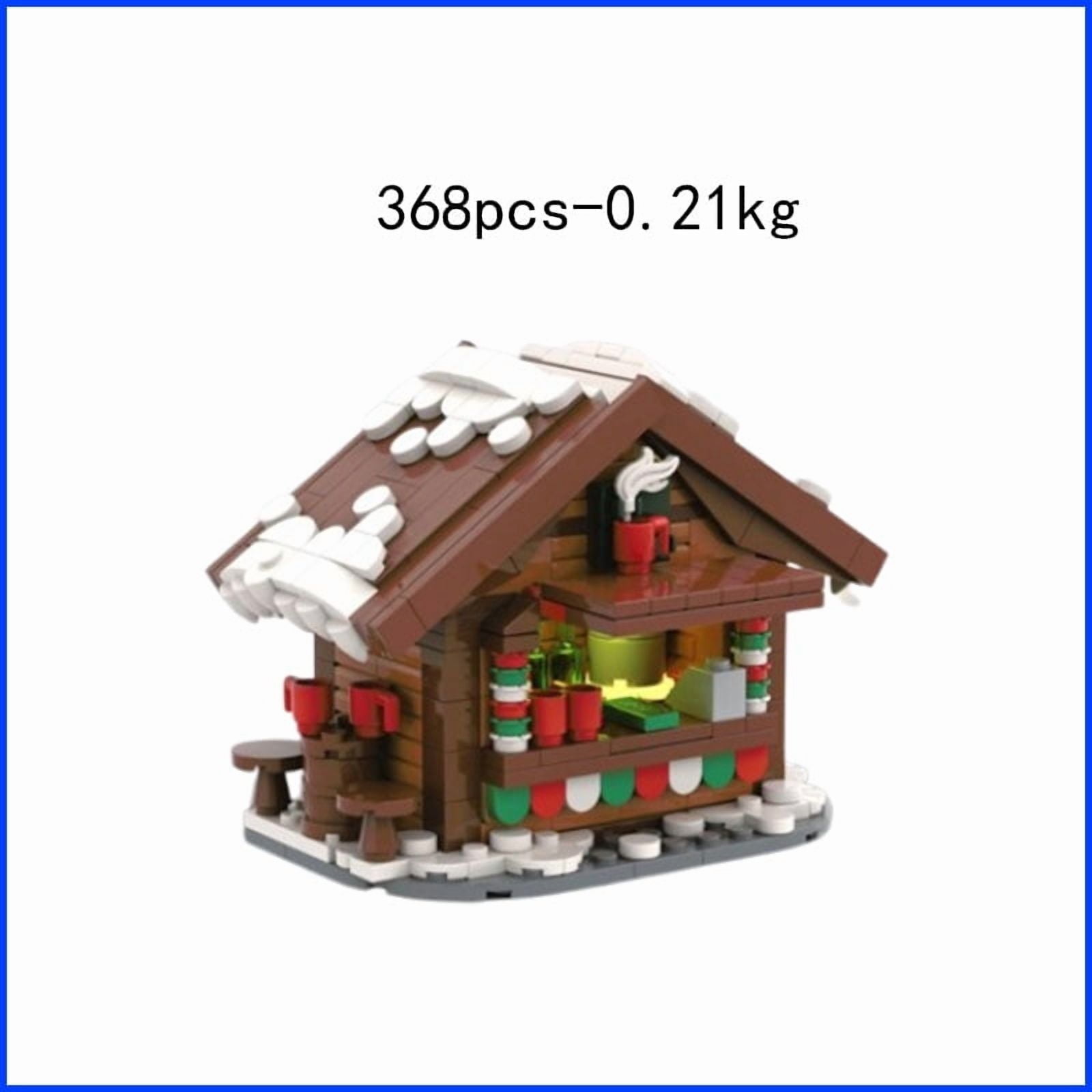 Spot MOC-126375 Christmas tree truck 130694 small house small particle ...