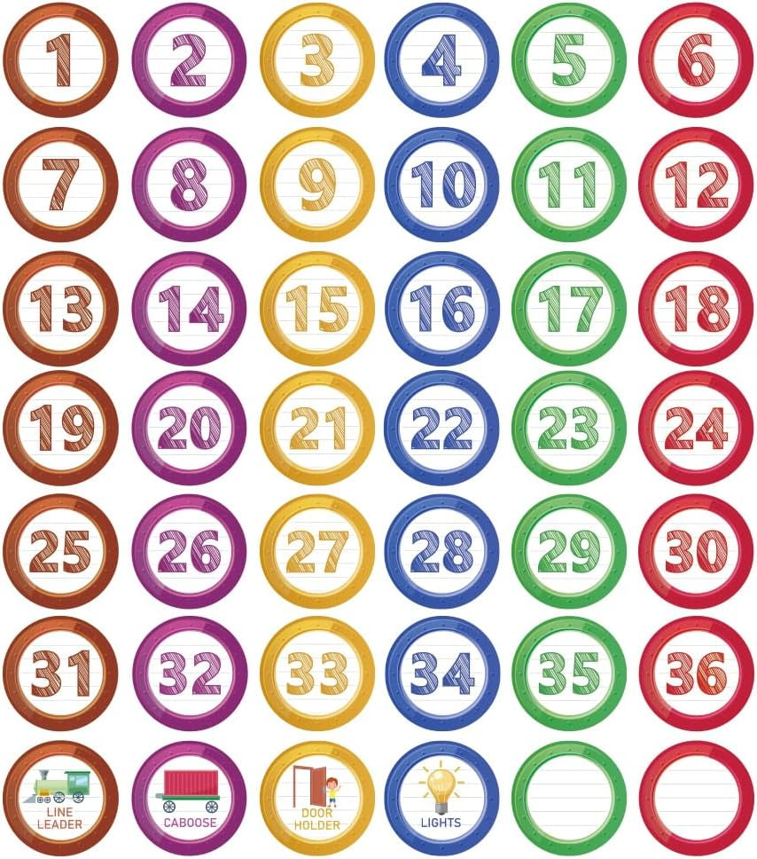 Spot Marker Sticker Graffiti Shadow Floor Sticker Number Marker ...