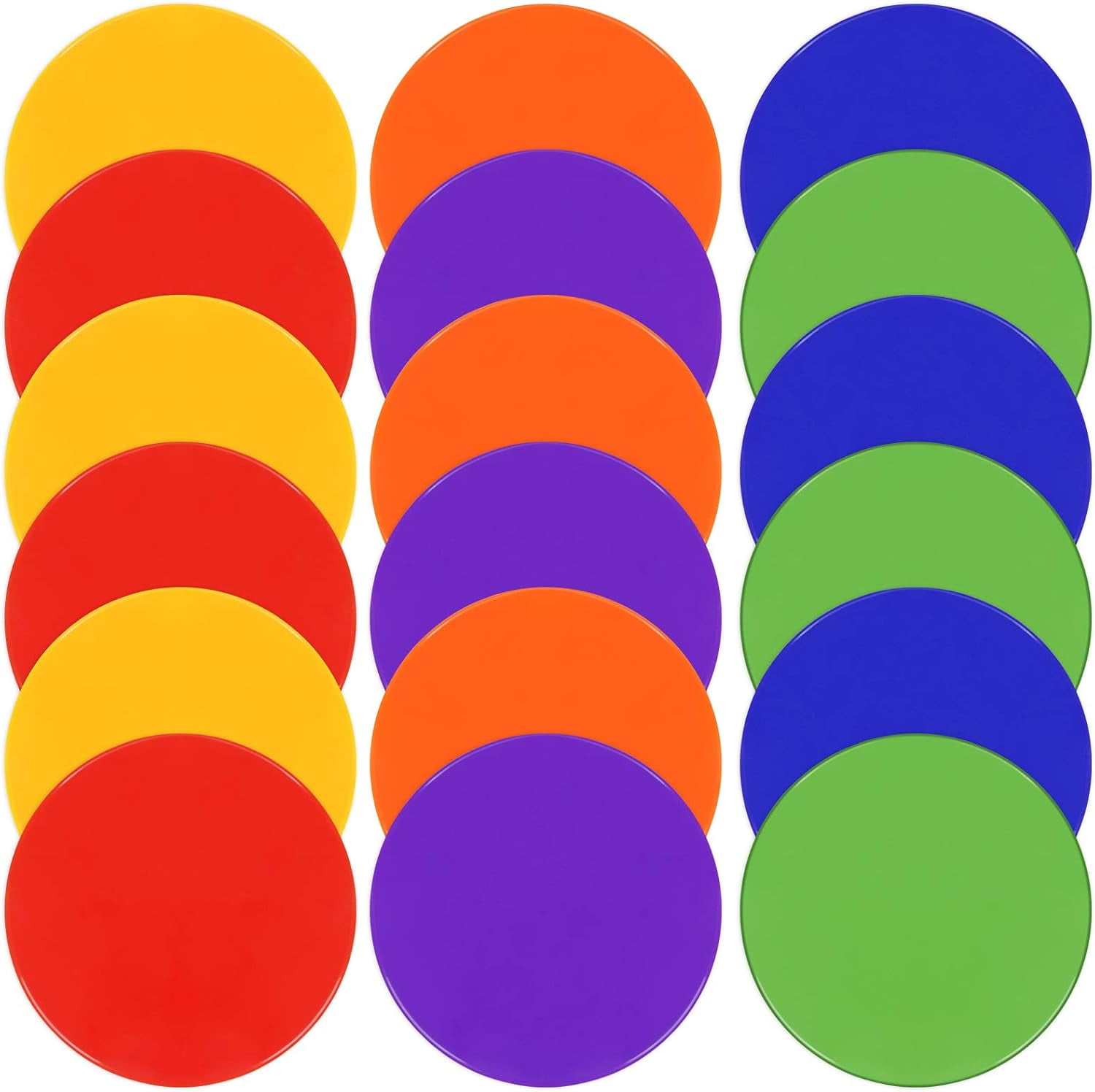 Spot Markers For Kids Soccer, Rip Resistant Design Rubber Flat Cones 9 ...