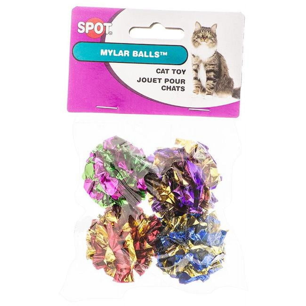 Spot Mylar Balls Cat Toy - Walmart.com