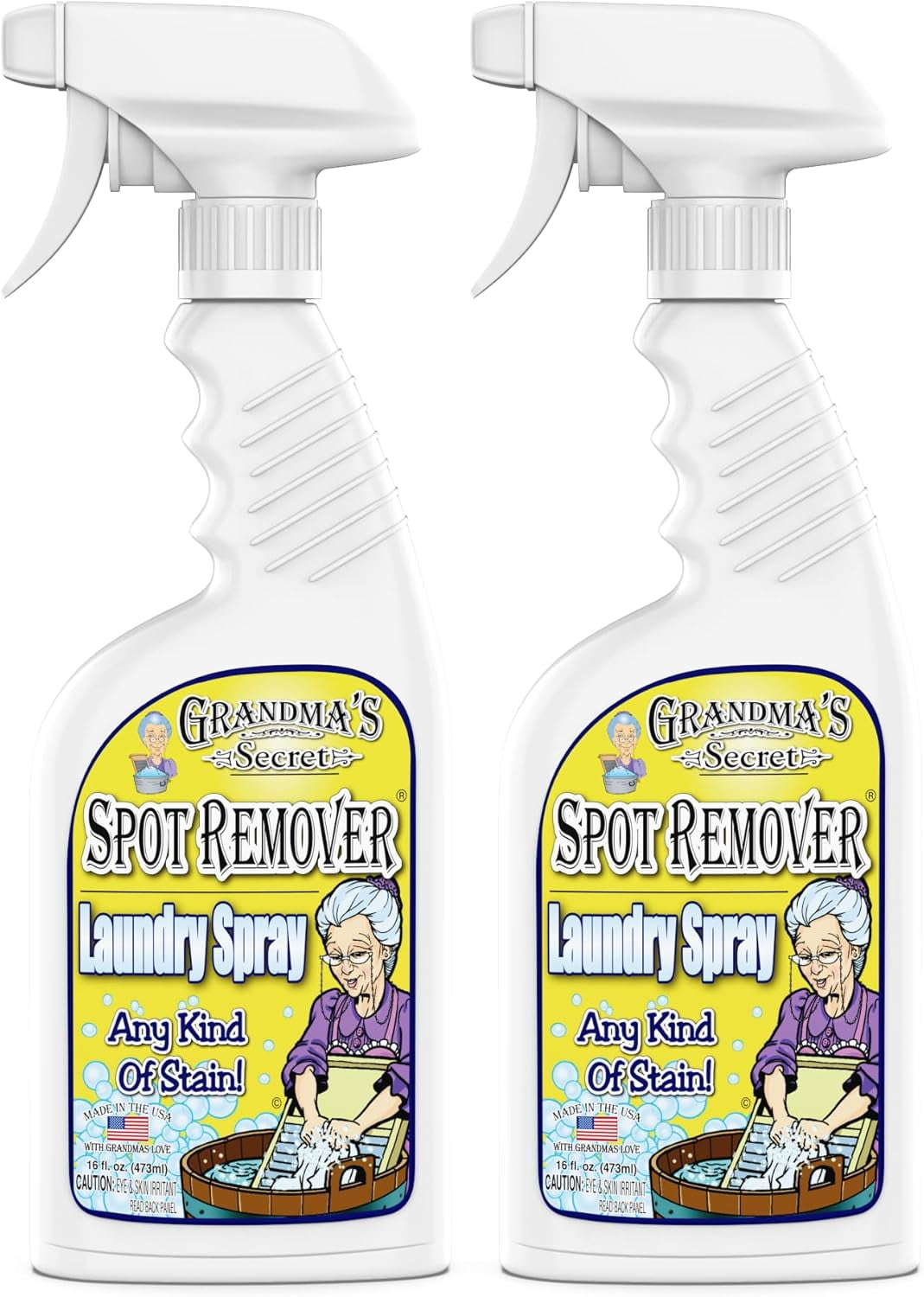 Spot Remover Laundry Spray - Chlorine, Bleach and Toxin-Free Fabric ...