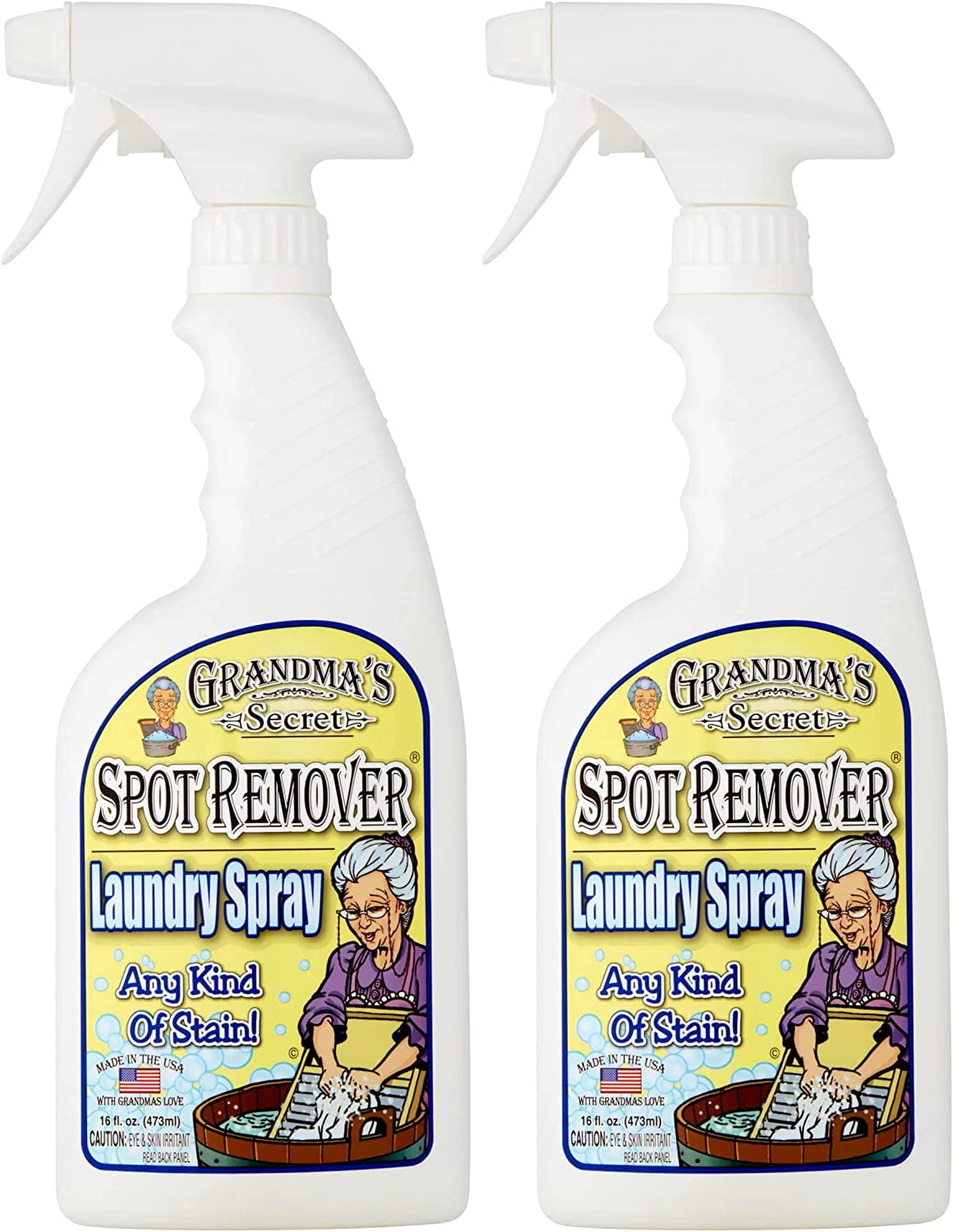 Spot Remover Laundry Spray - Chlorine, Bleach And Toxin-Free Fabric ...