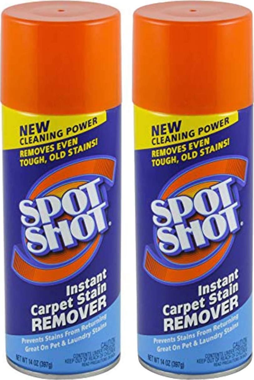 Spot Shot Instant Carpet Stain Remover Aerosol 14 Oz Can - 2 Pack ...