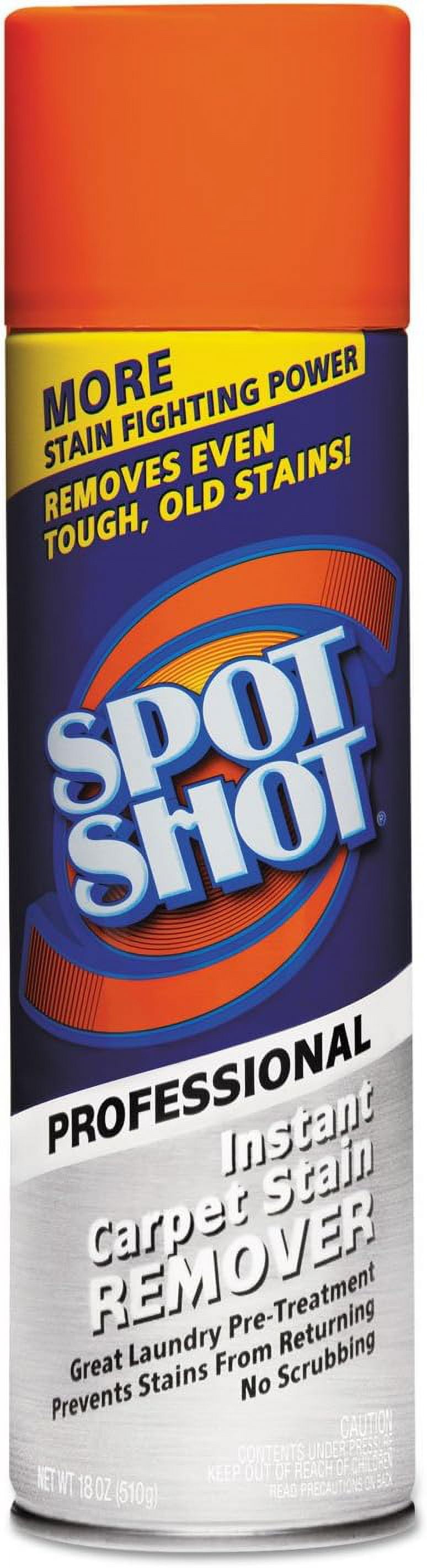 Spot Shot Professional Instant Carpet Stain Remover No-Scrub Aerosol ...